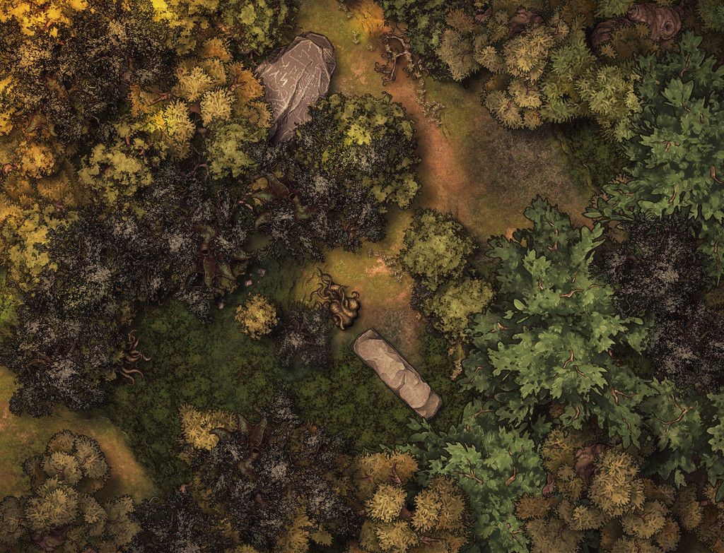 Encounter in Swamp | Inkarnate - Create Fantasy Maps Online