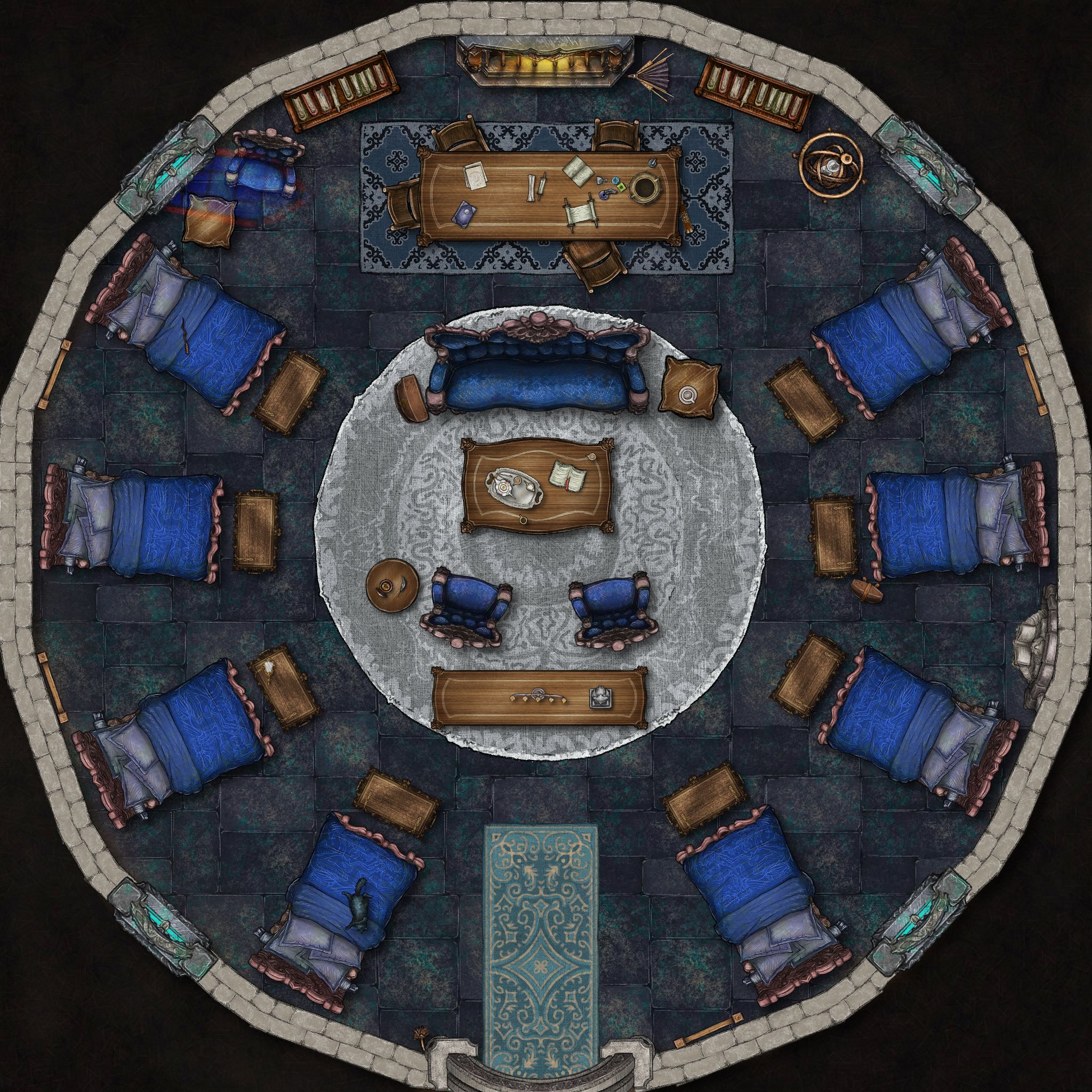 Intelligence House Dormitories | Inkarnate - Create Fantasy Maps Online