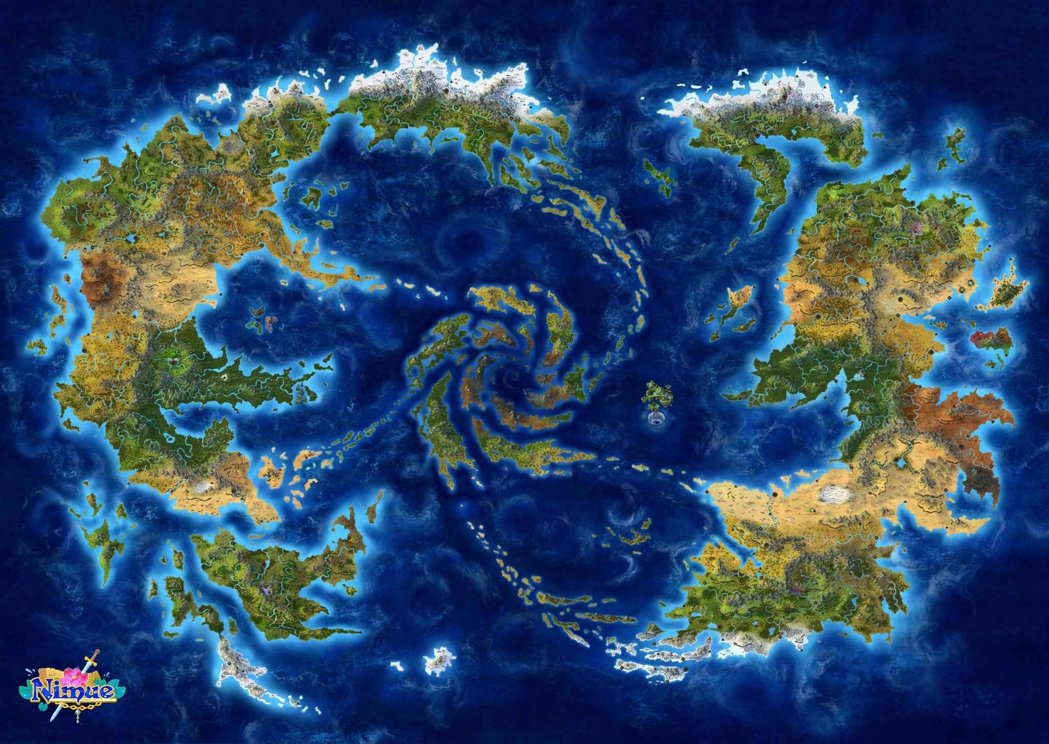 Vortemos Worldmap Commission | Inkarnate - Create Fantasy Maps Online