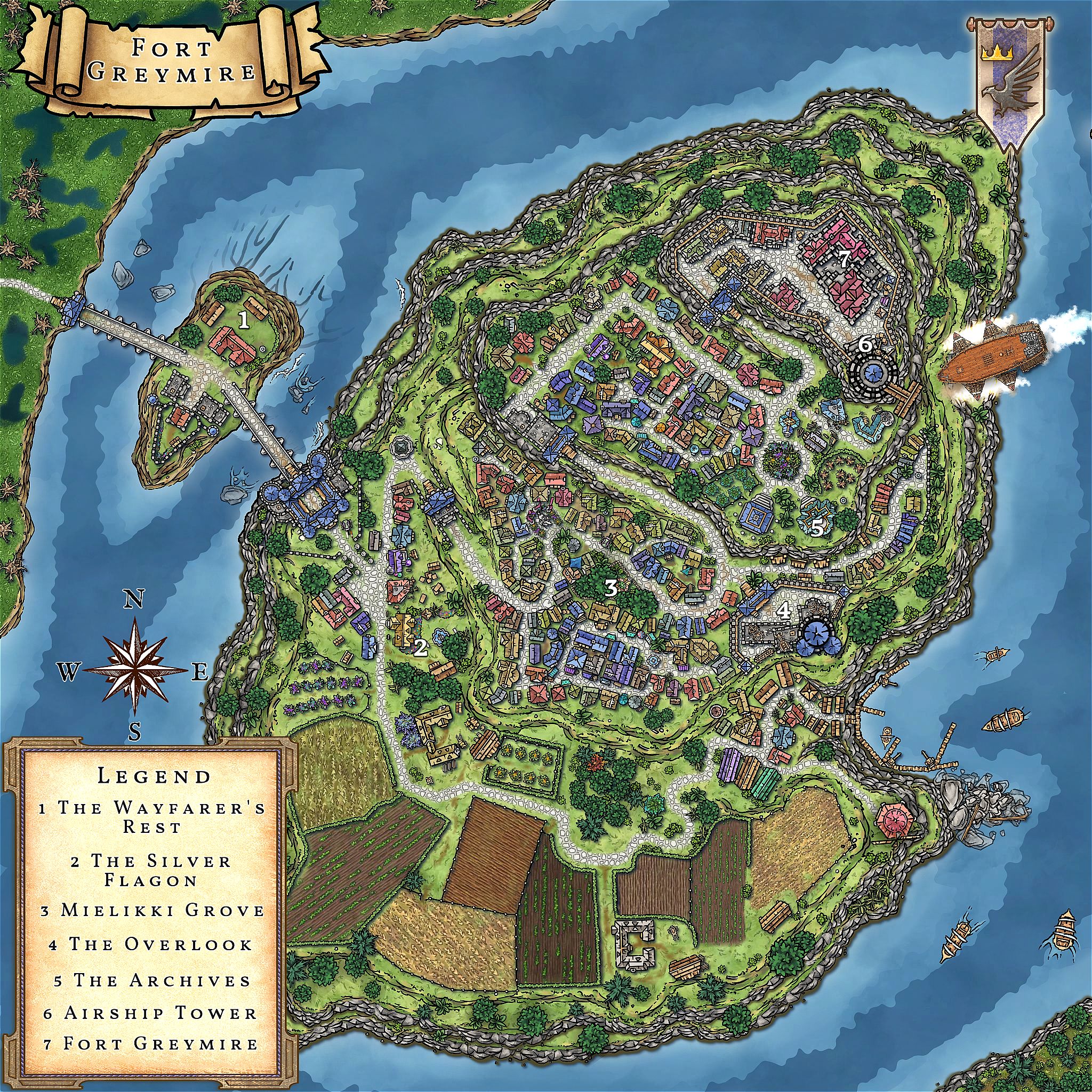 Fort Greymire | Inkarnate - Create Fantasy Maps Online