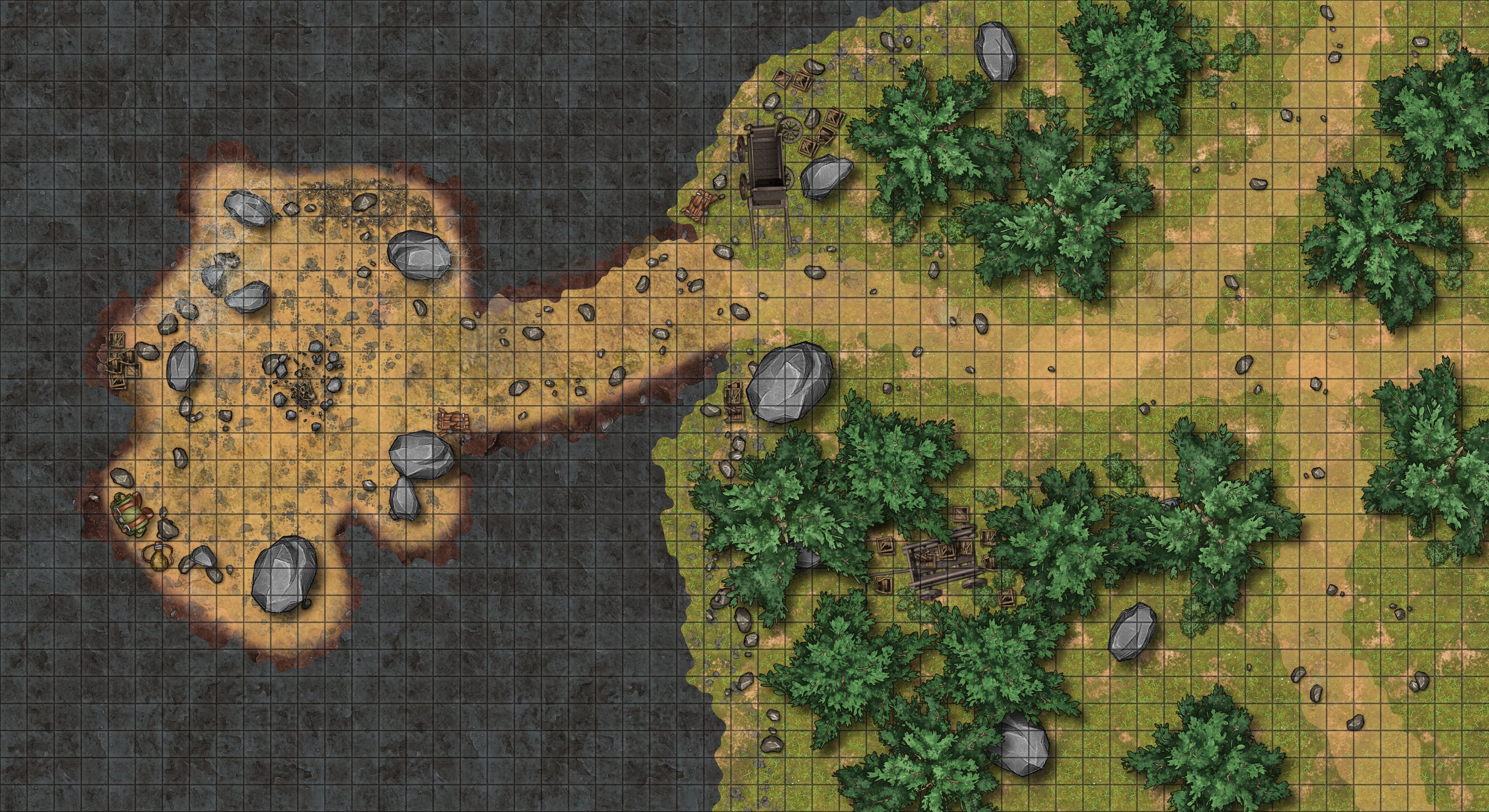 Crag Rock (Hill Giant) | Inkarnate - Create Fantasy Maps Online