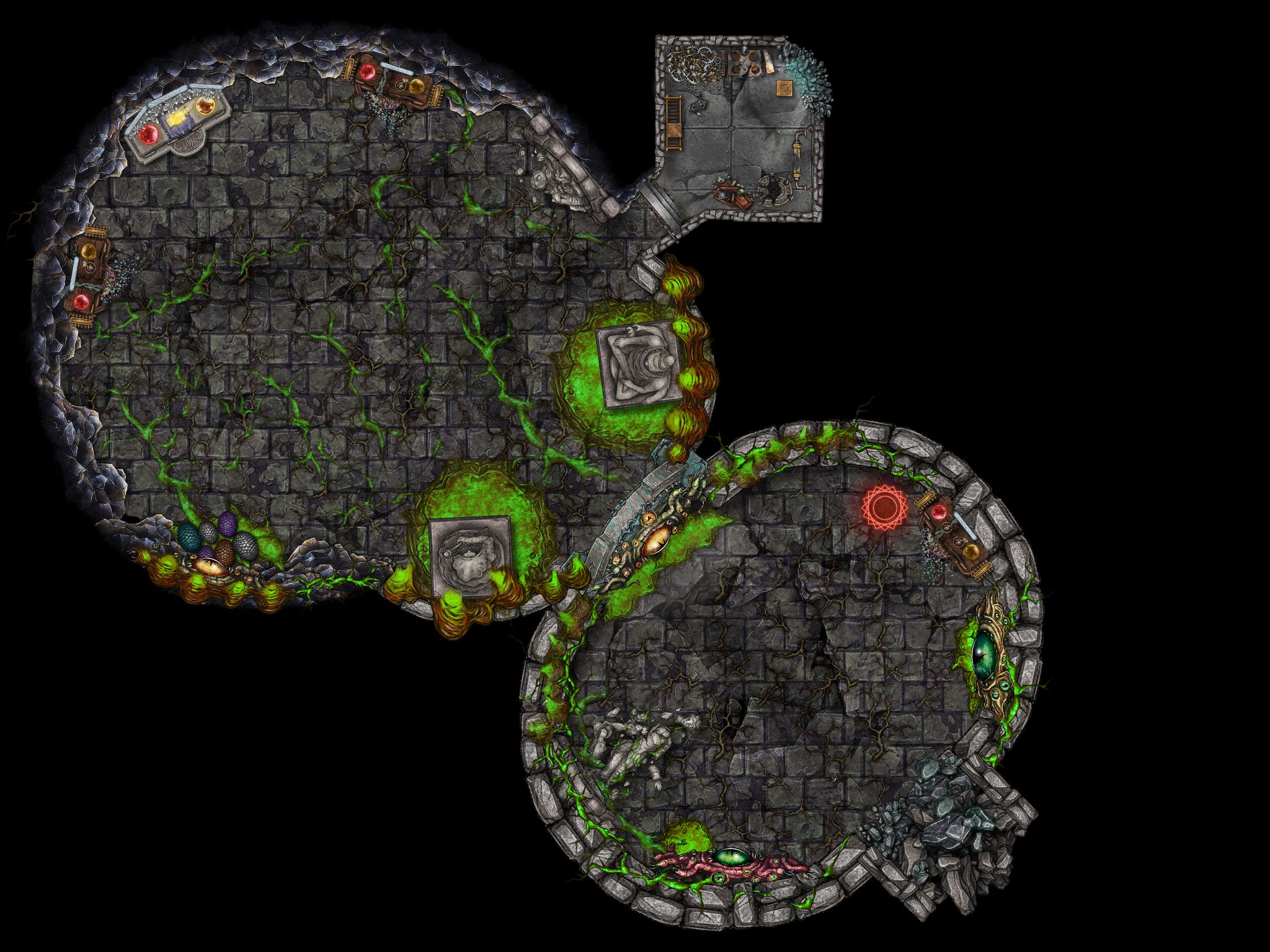 Eldritch ruins | Inkarnate - Create Fantasy Maps Online