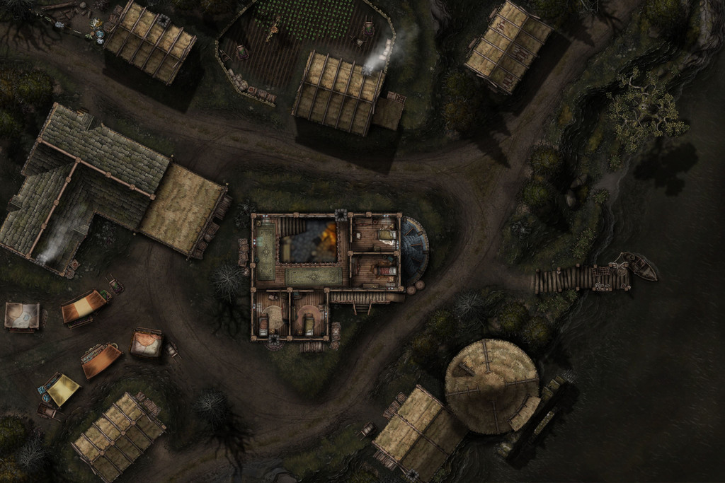 Krezk - Pool & Shrine | Inkarnate - Create Fantasy Maps Online