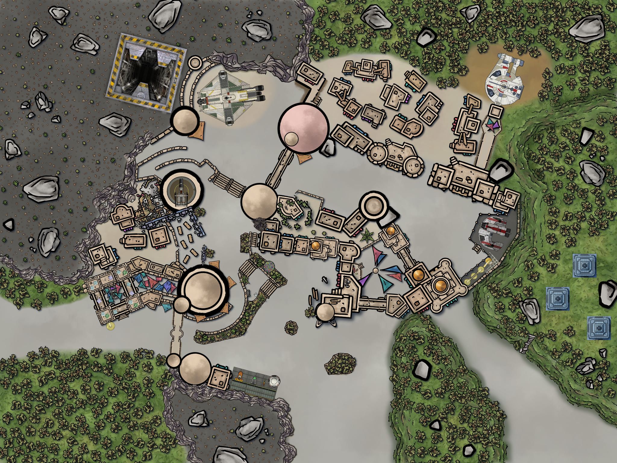 Blackspire Outpost | Inkarnate - Create Fantasy Maps Online