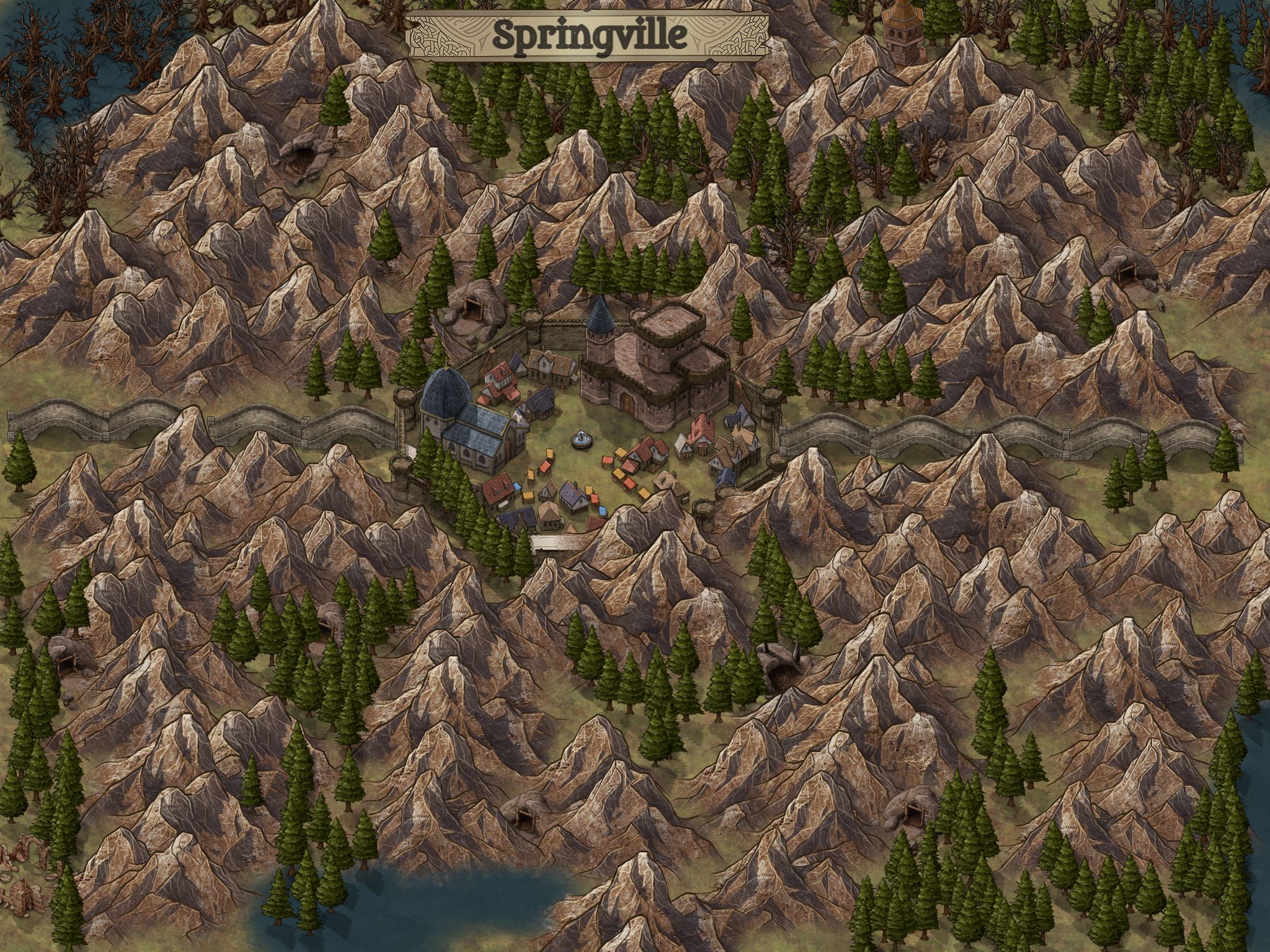 Springville | Inkarnate - Create Fantasy Maps Online