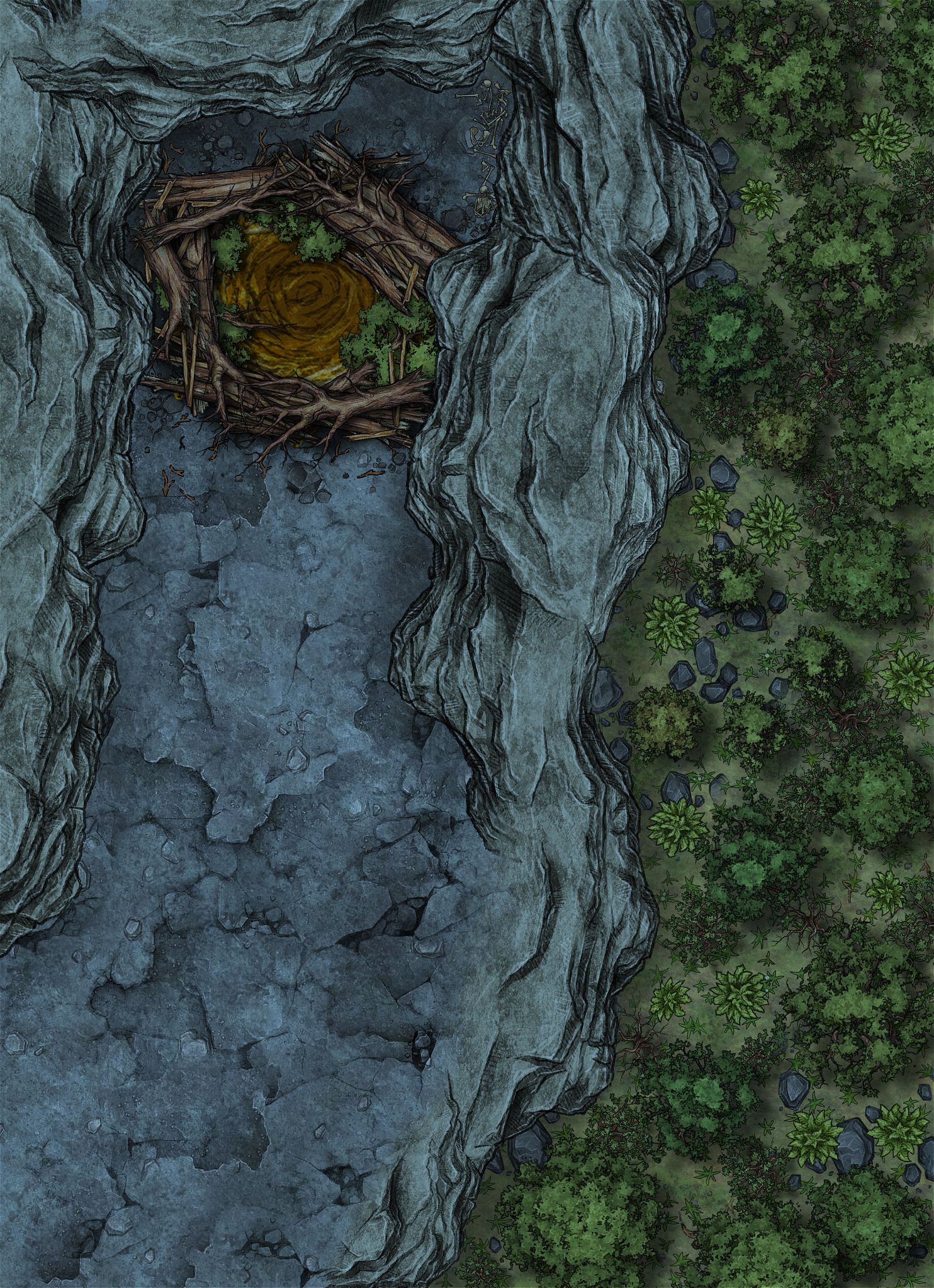 Mountain Creature Nest | Inkarnate - Create Fantasy Maps Online