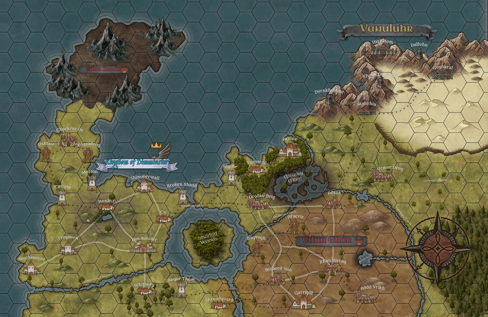 Zintarran Continent | Inkarnate - Create Fantasy Maps Online