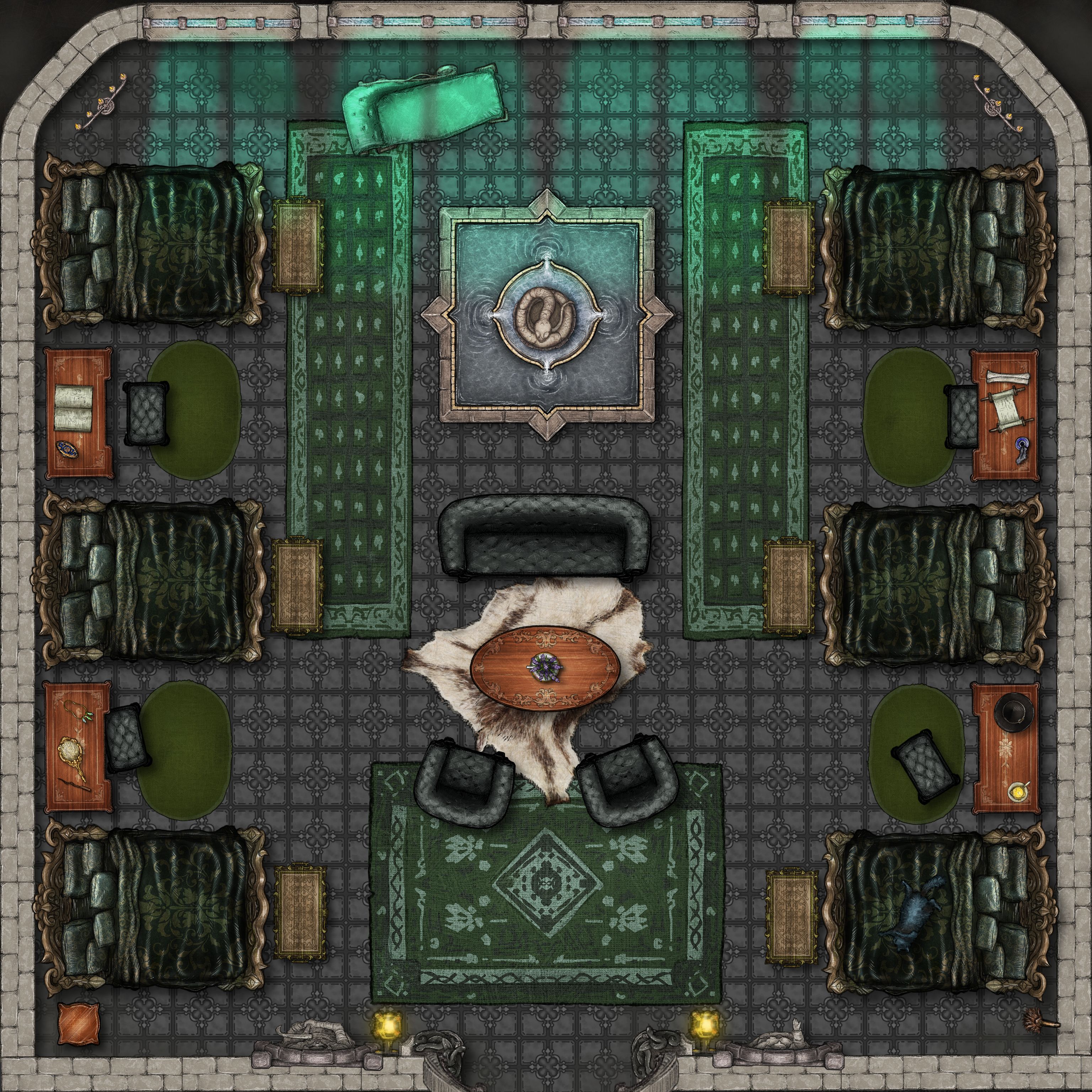 Cunning House Dormitories | Inkarnate - Create Fantasy Maps Online