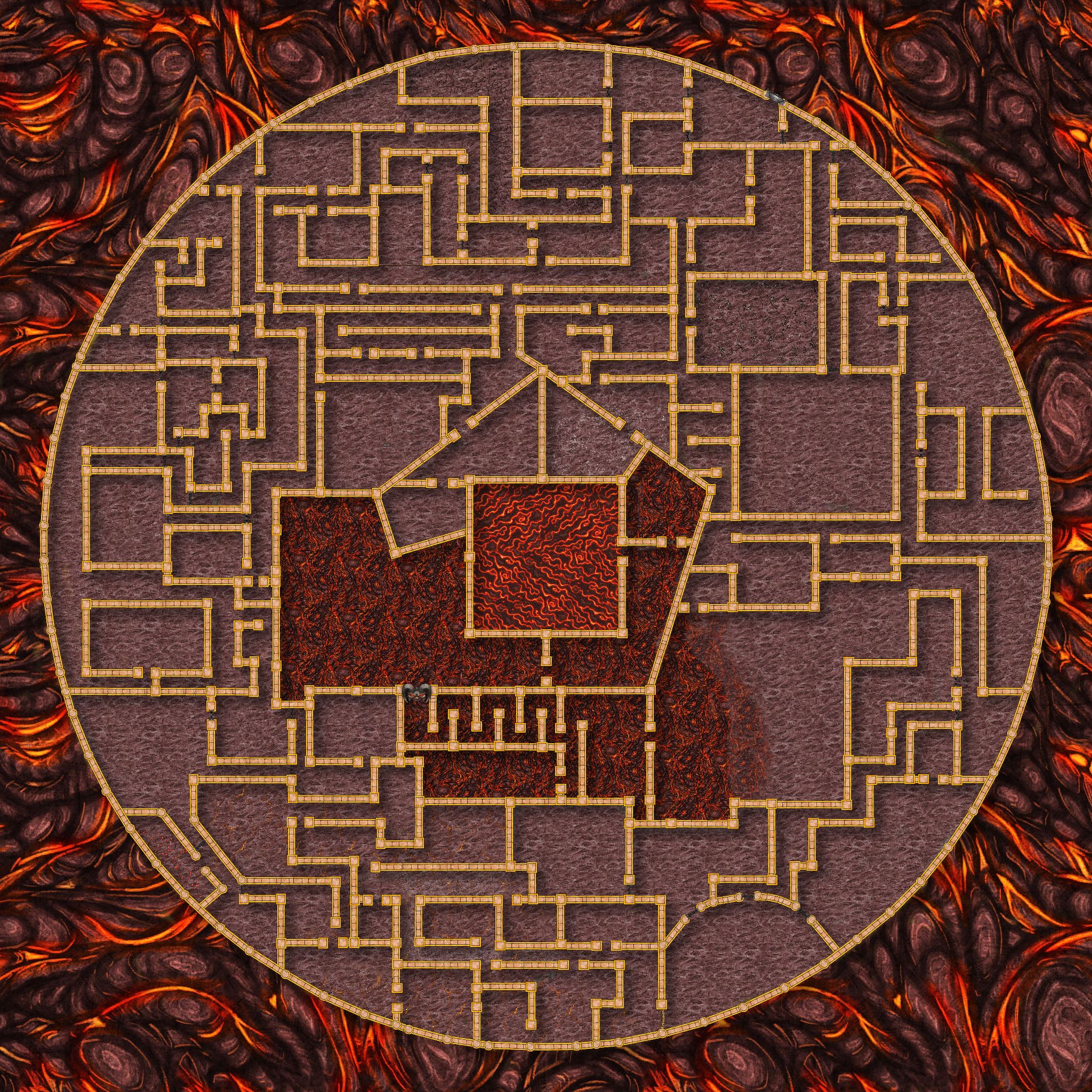 Infernal Vault - Stripped | Inkarnate - Create Fantasy Maps Online