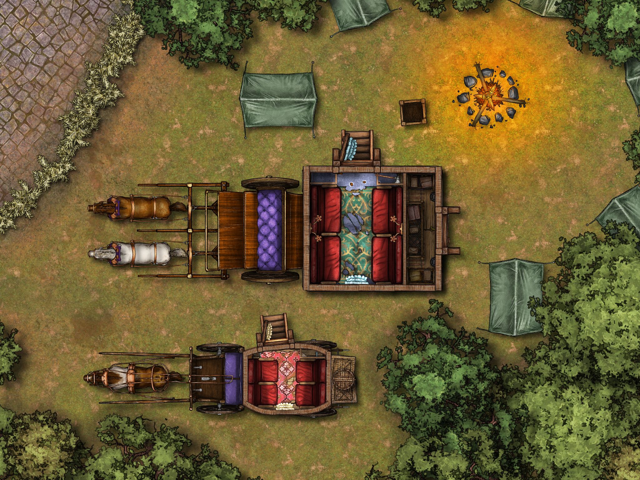 Carriage (inside) | Inkarnate - Create Fantasy Maps Online