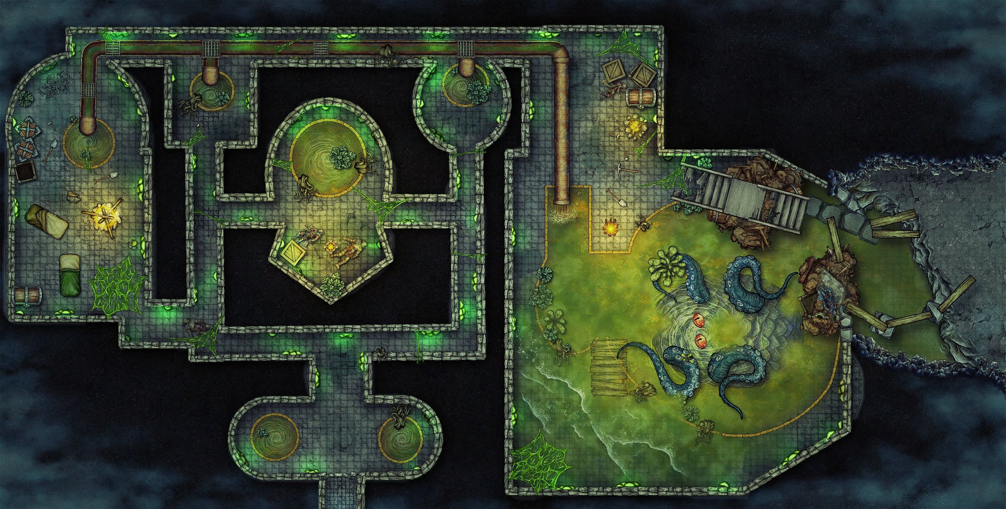 Hidden Complex 2 | Inkarnate - Create Fantasy Maps Online