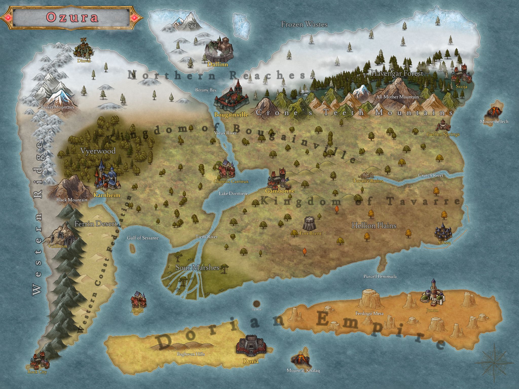 Ozura | Inkarnate - Create Fantasy Maps Online