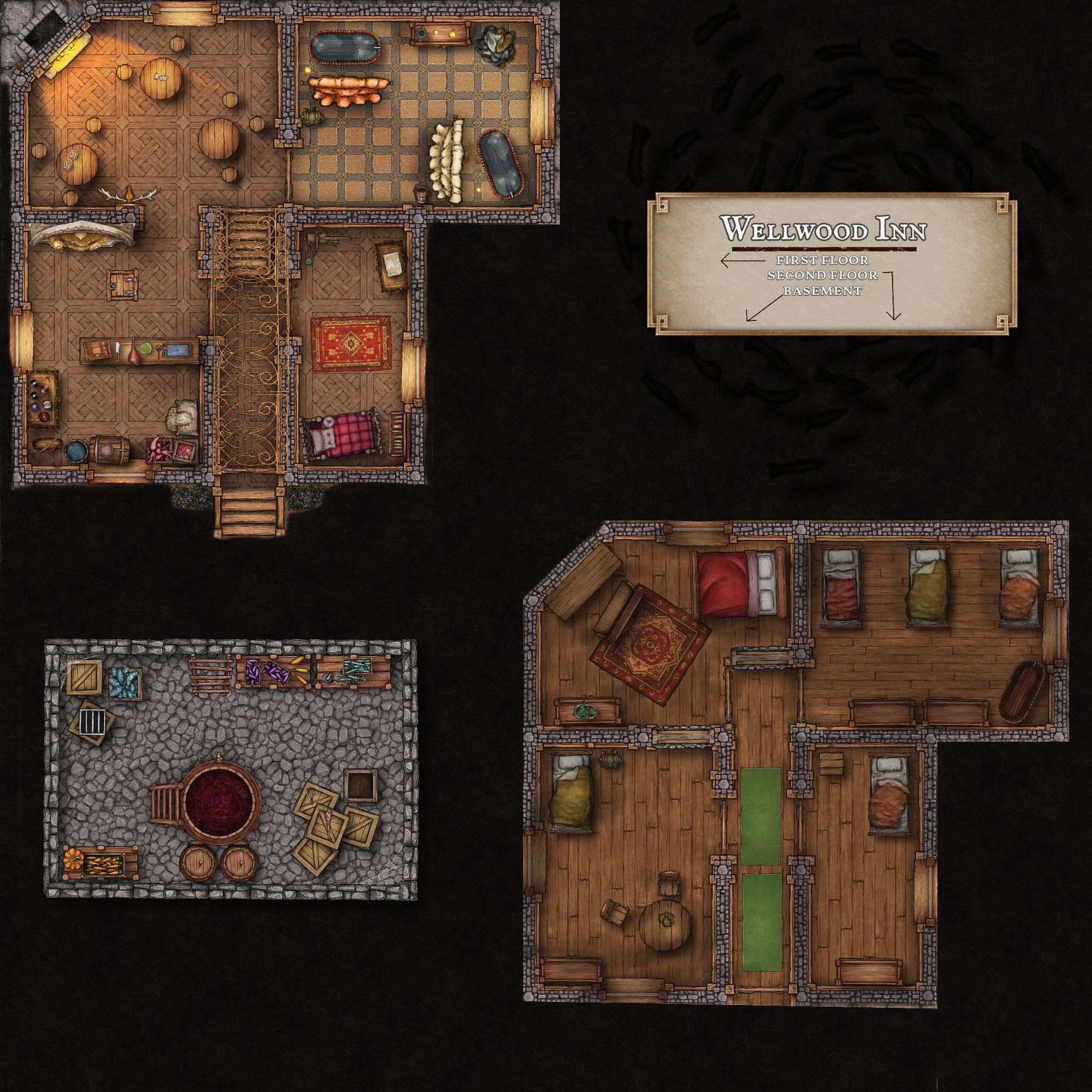 Wellwood Inn | Inkarnate - Create Fantasy Maps Online