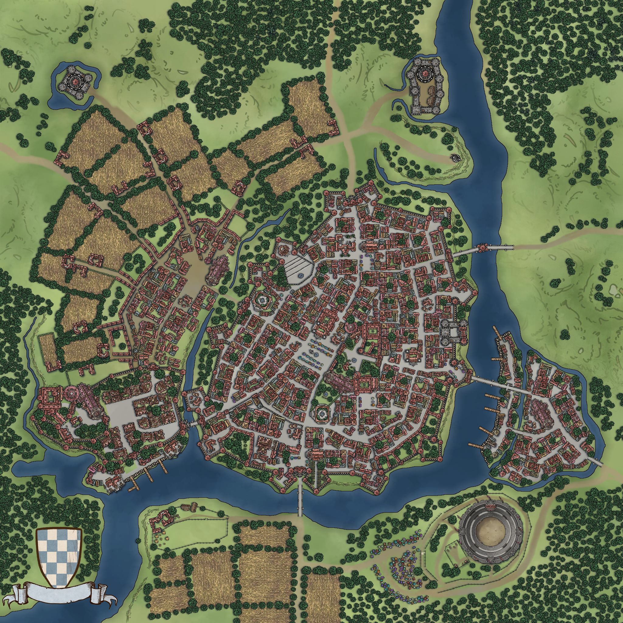 Generic City | Inkarnate - Create Fantasy Maps Online
