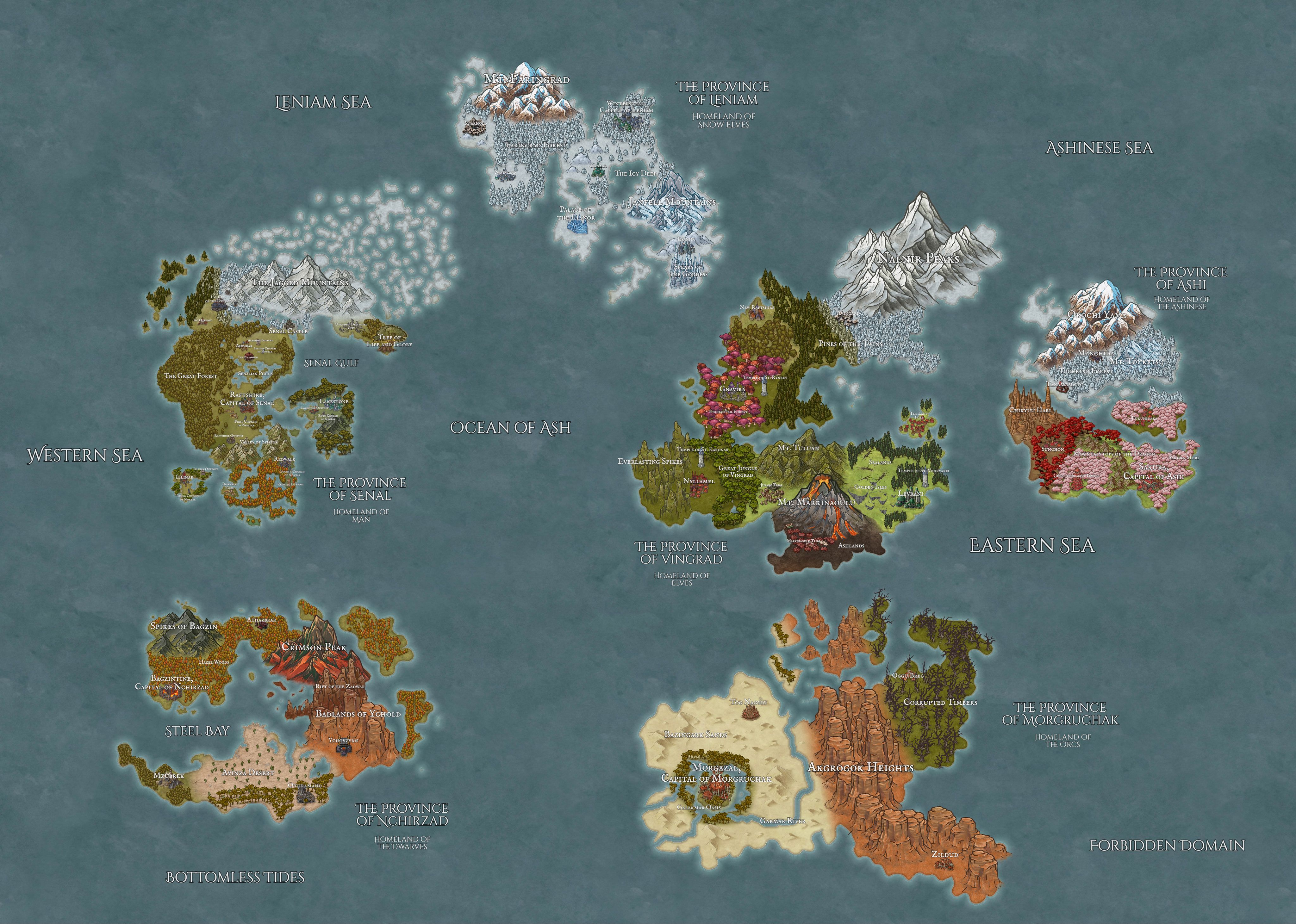 Karni, the Mortal Realm (Remake) | Inkarnate - Create Fantasy Maps Online