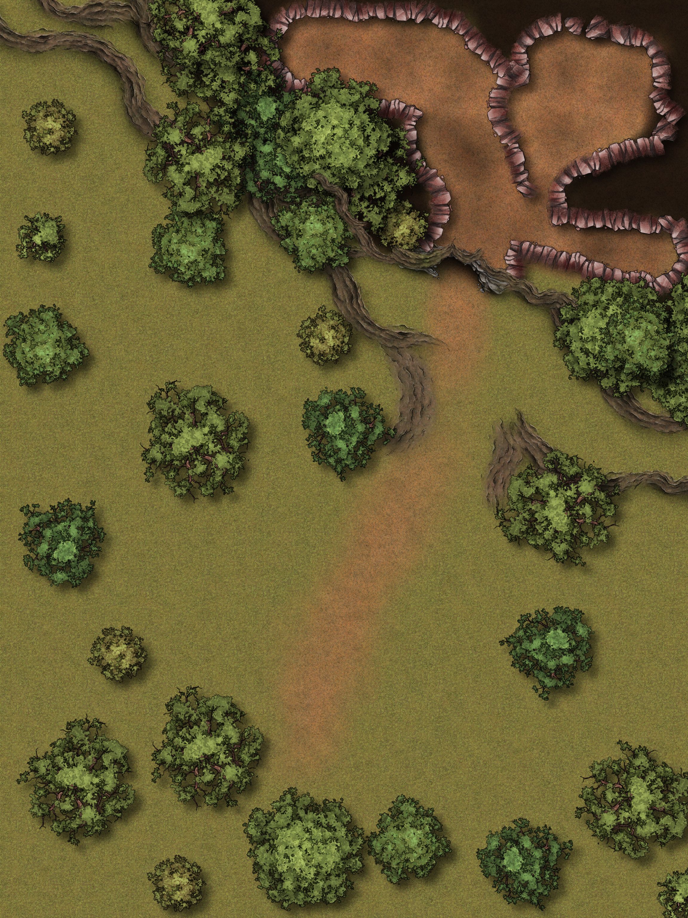 Trenchold Cave | Inkarnate - Create Fantasy Maps Online