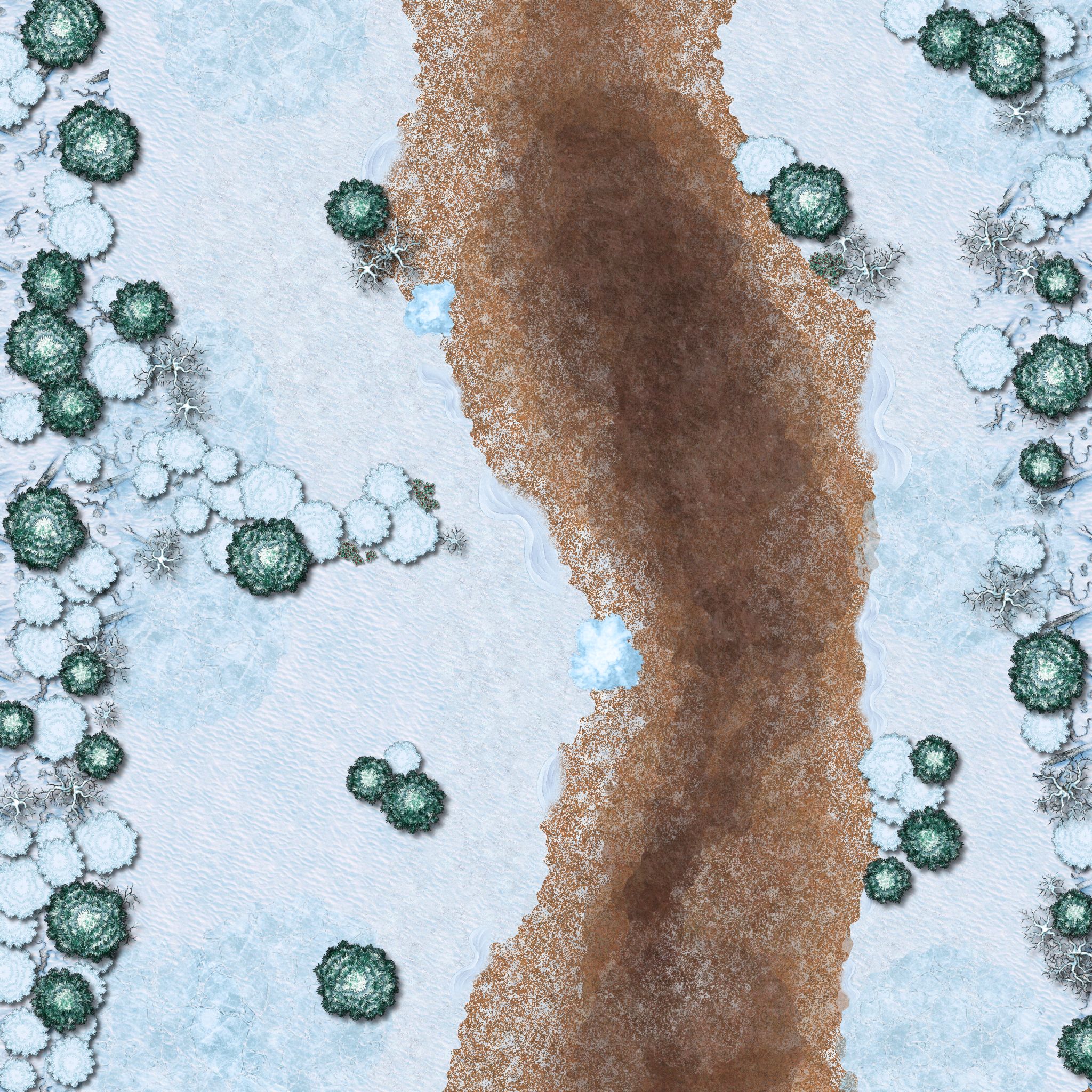 Snow random encounter trees | Inkarnate - Create Fantasy Maps Online