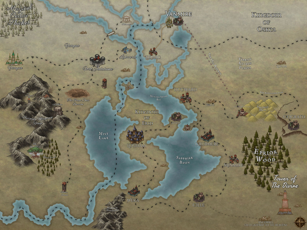 The Dire Flumph - Inkarnate | Inkarnate - Create Fantasy Maps Online