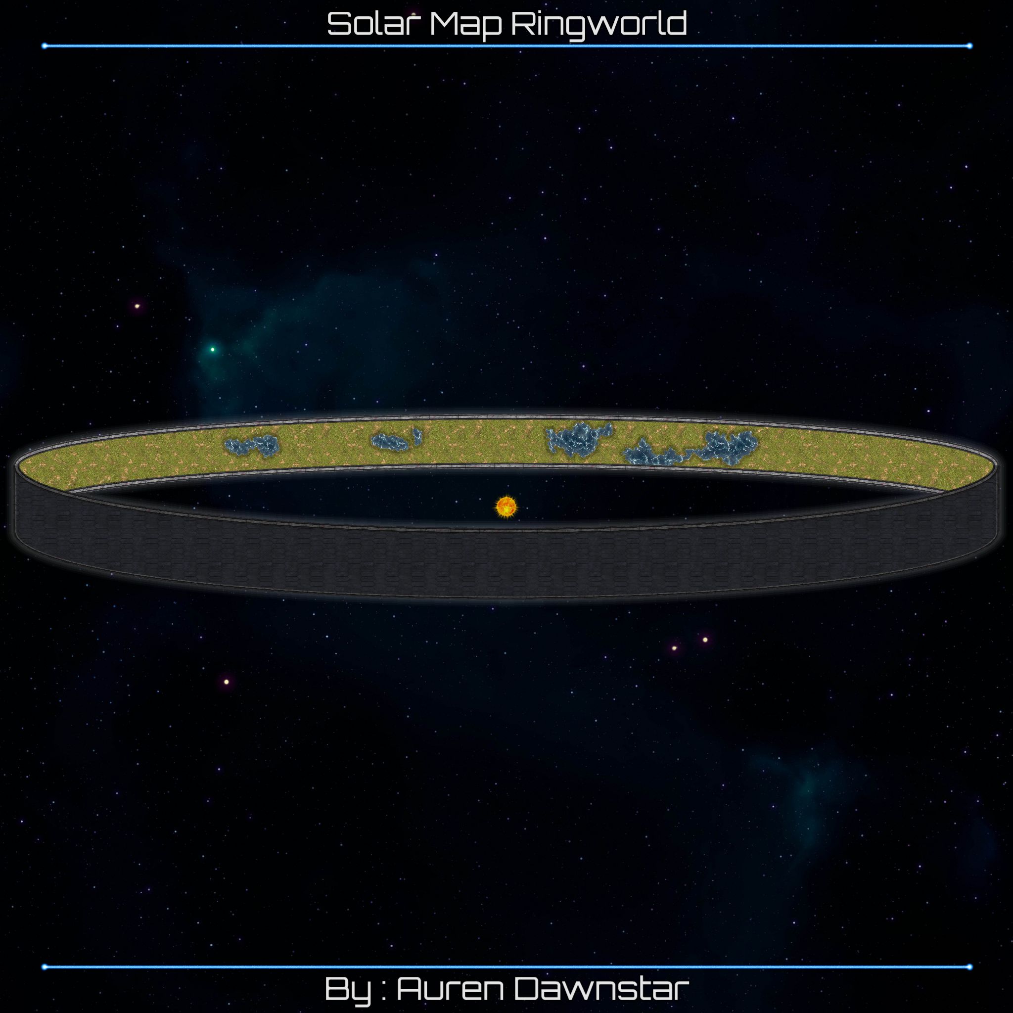Solar Map Ringworld | Inkarnate - Create Fantasy Maps Online