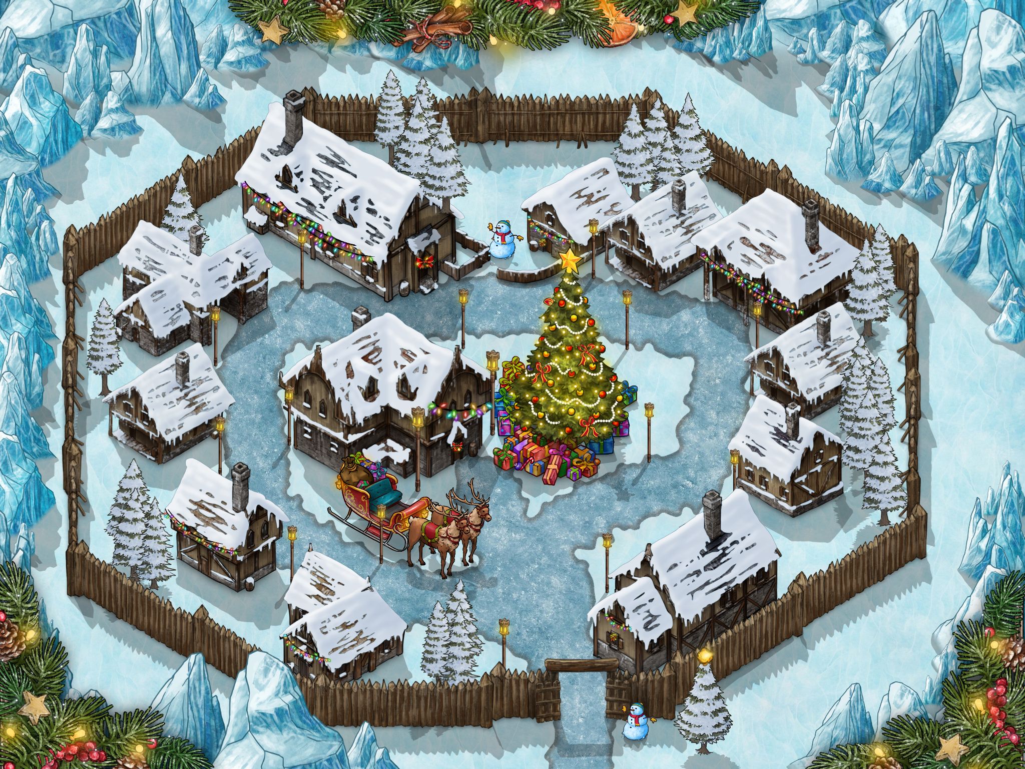 Christmas Elfvillage | Inkarnate - Create Fantasy Maps Online