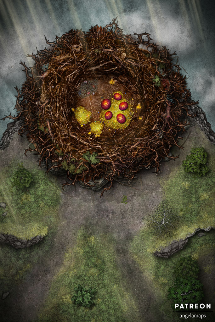 Underdark Waterfall | Inkarnate - Create Fantasy Maps Online