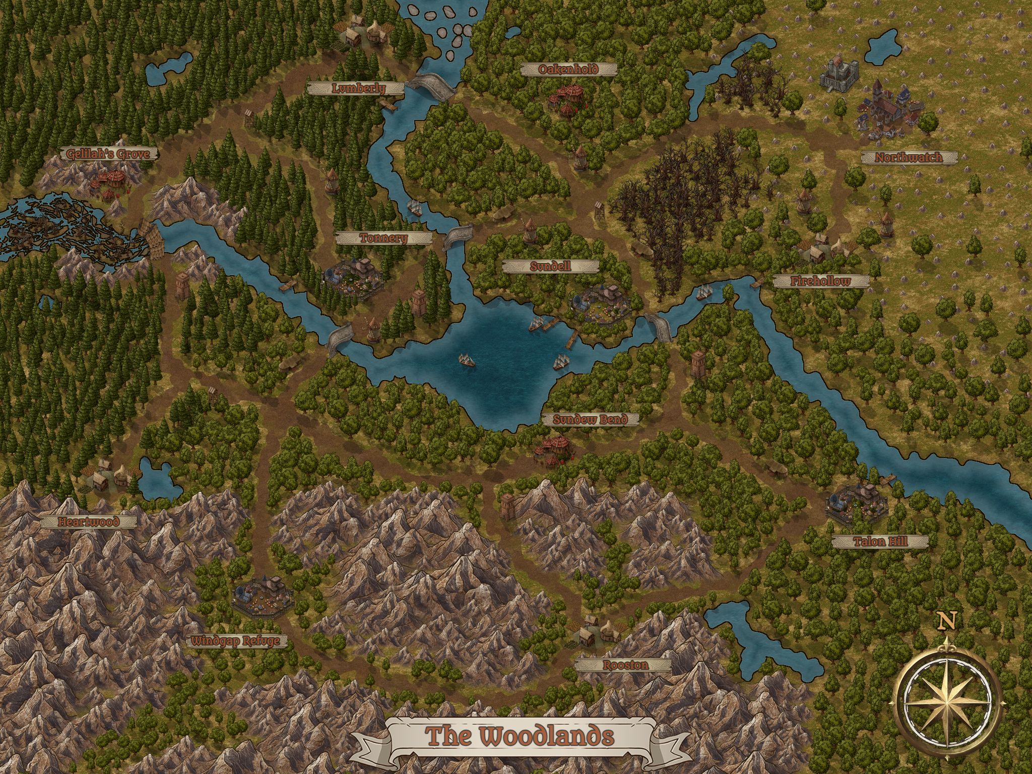 Woodlands | Inkarnate - Create Fantasy Maps Online