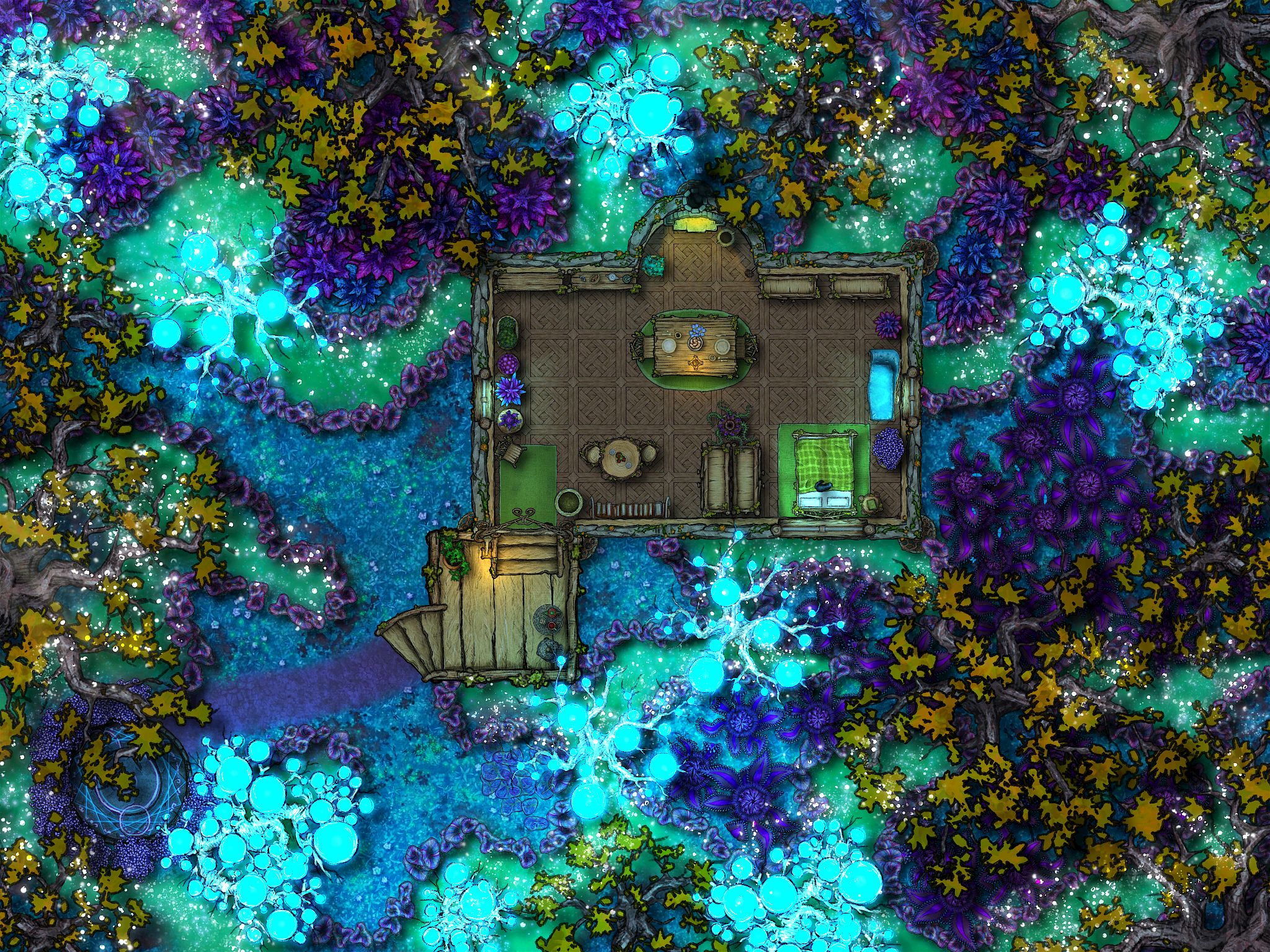The Fey Swamphouse | Inkarnate - Create Fantasy Maps Online