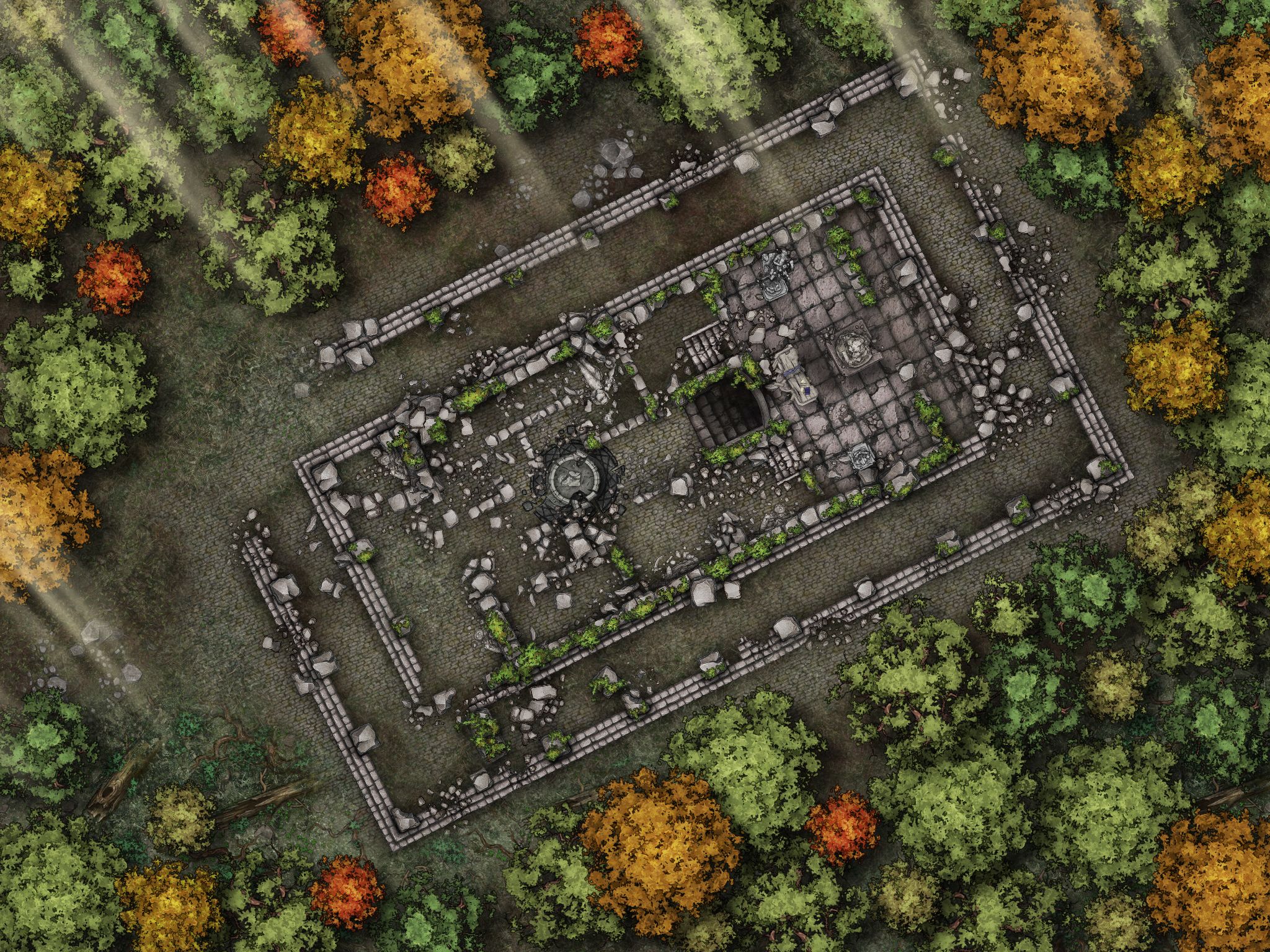 Forest Ruins | Inkarnate - Create Fantasy Maps Online