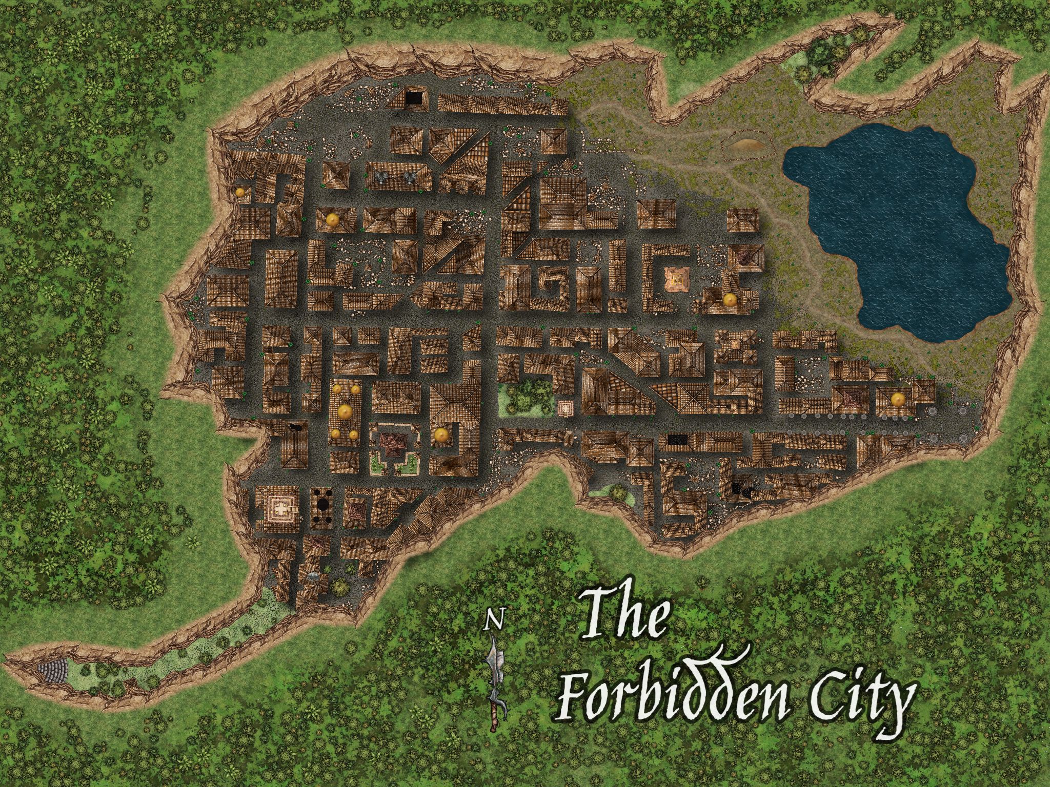 The Forbidden City | Inkarnate - Create Fantasy Maps Online