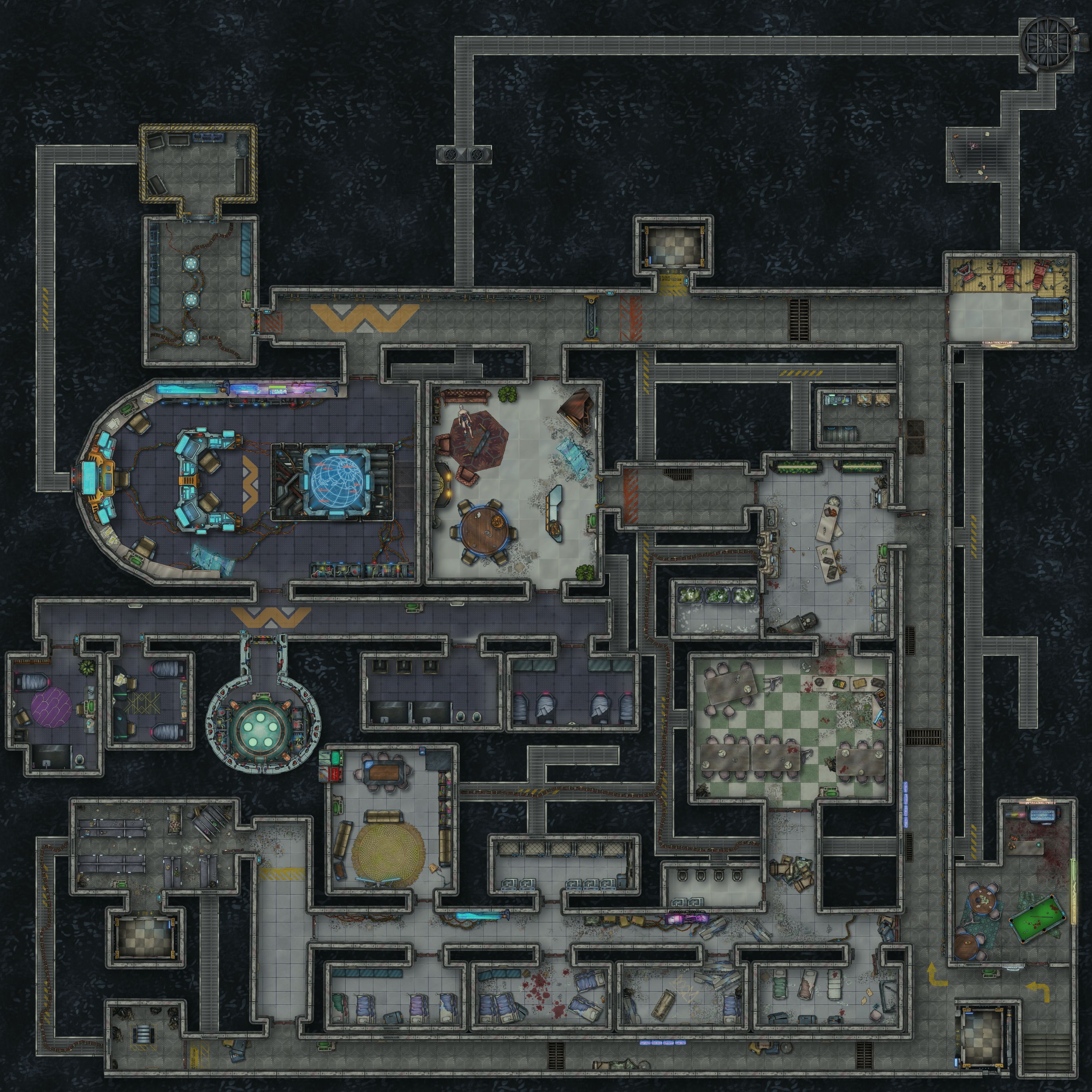 Space-horror - Asteroïd Station (Level 1) | Inkarnate - Create Fantasy ...