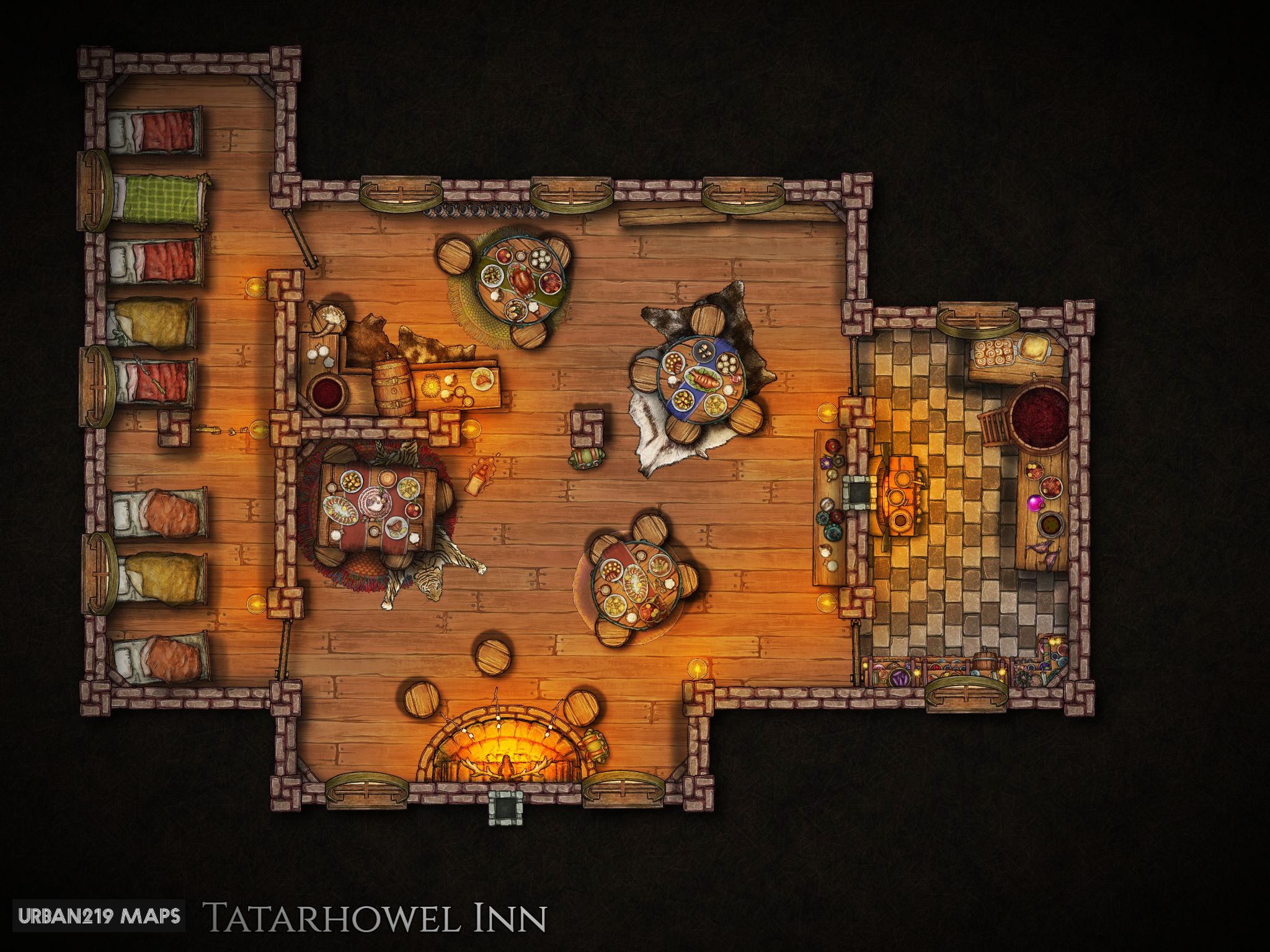 Tatarhowel Tavern | Inkarnate - Create Fantasy Maps Online