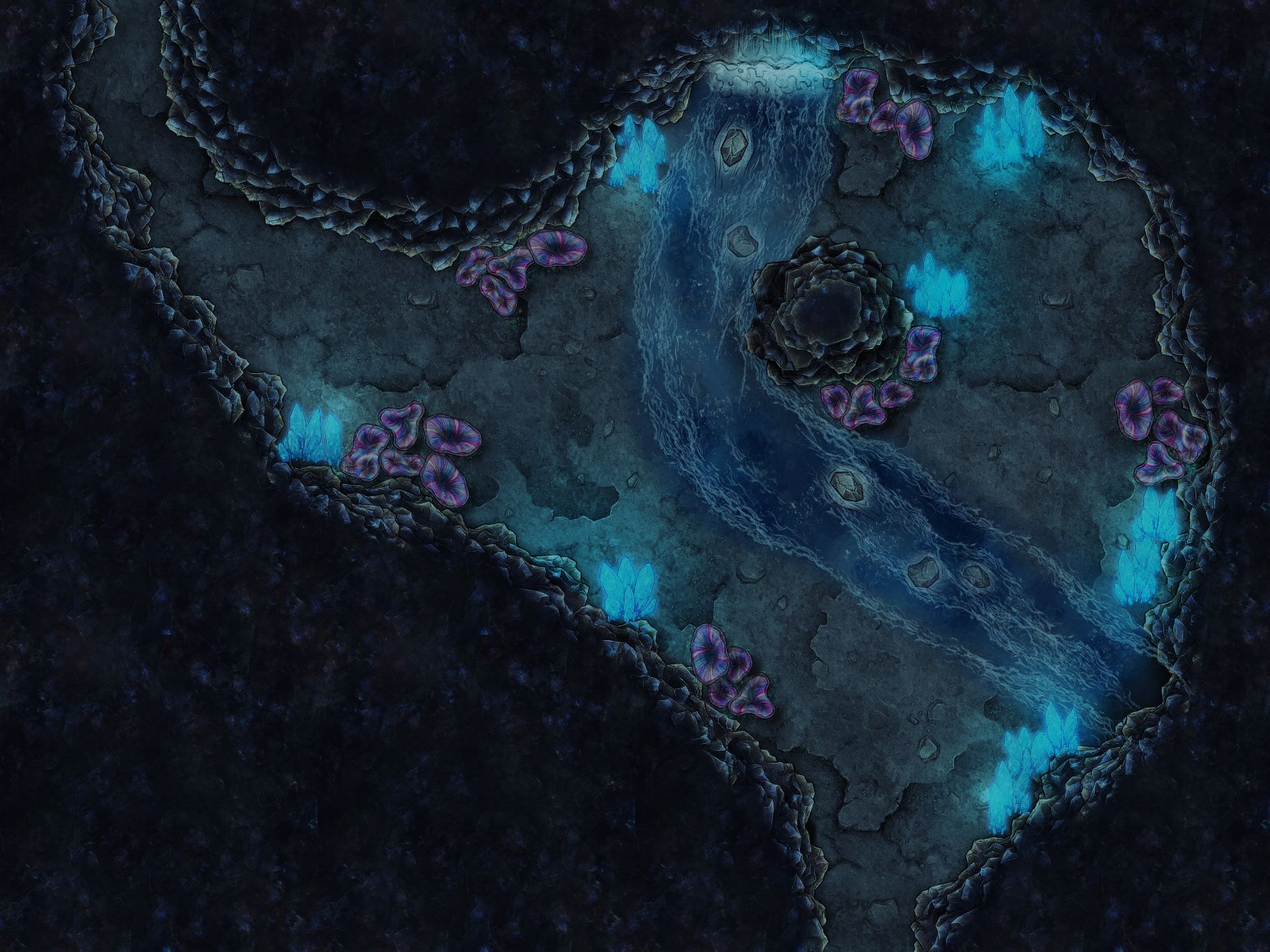 Random Cave | Inkarnate - Create Fantasy Maps Online