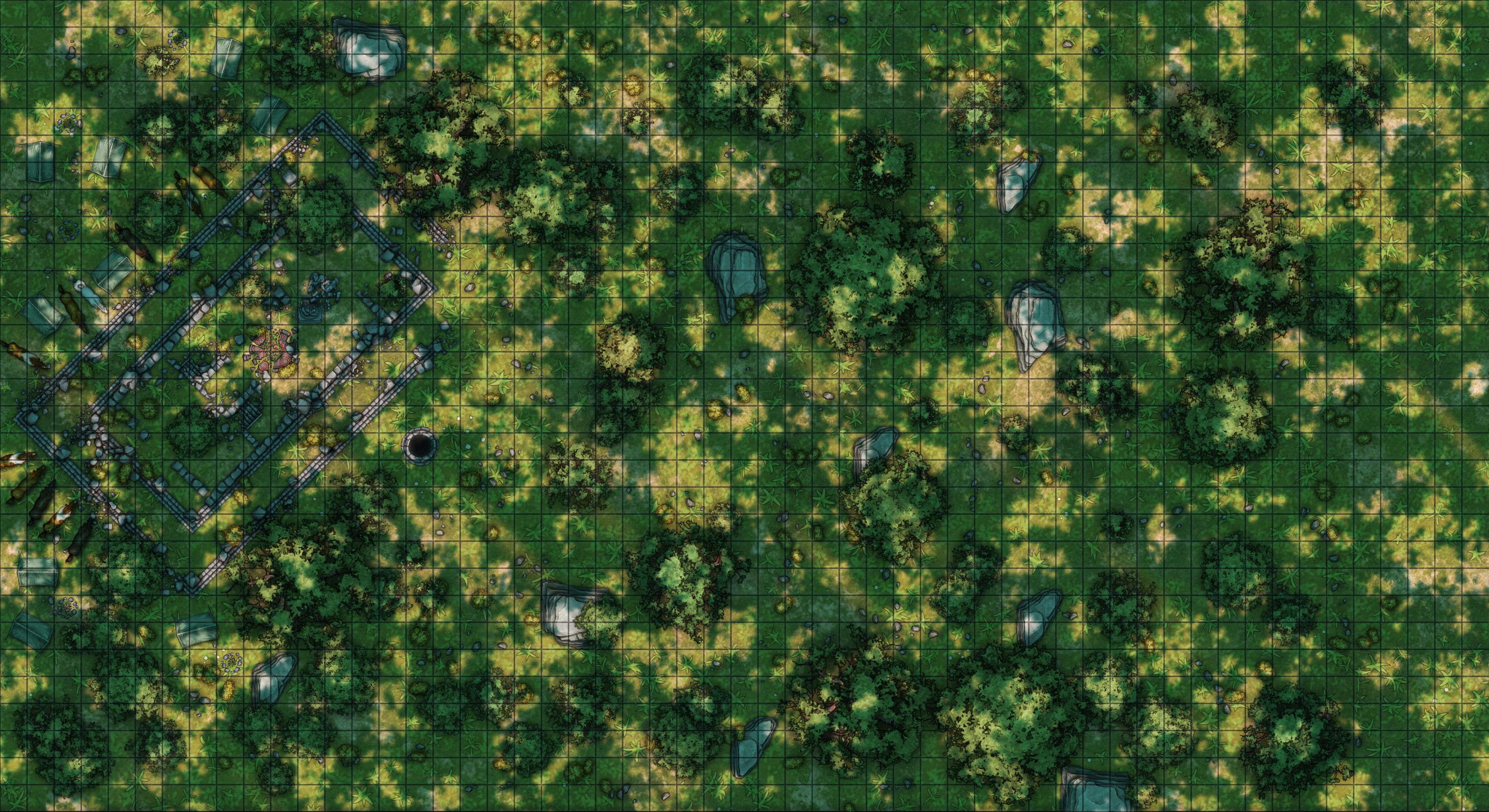 Ruins and Bandit Camp | Inkarnate - Create Fantasy Maps Online