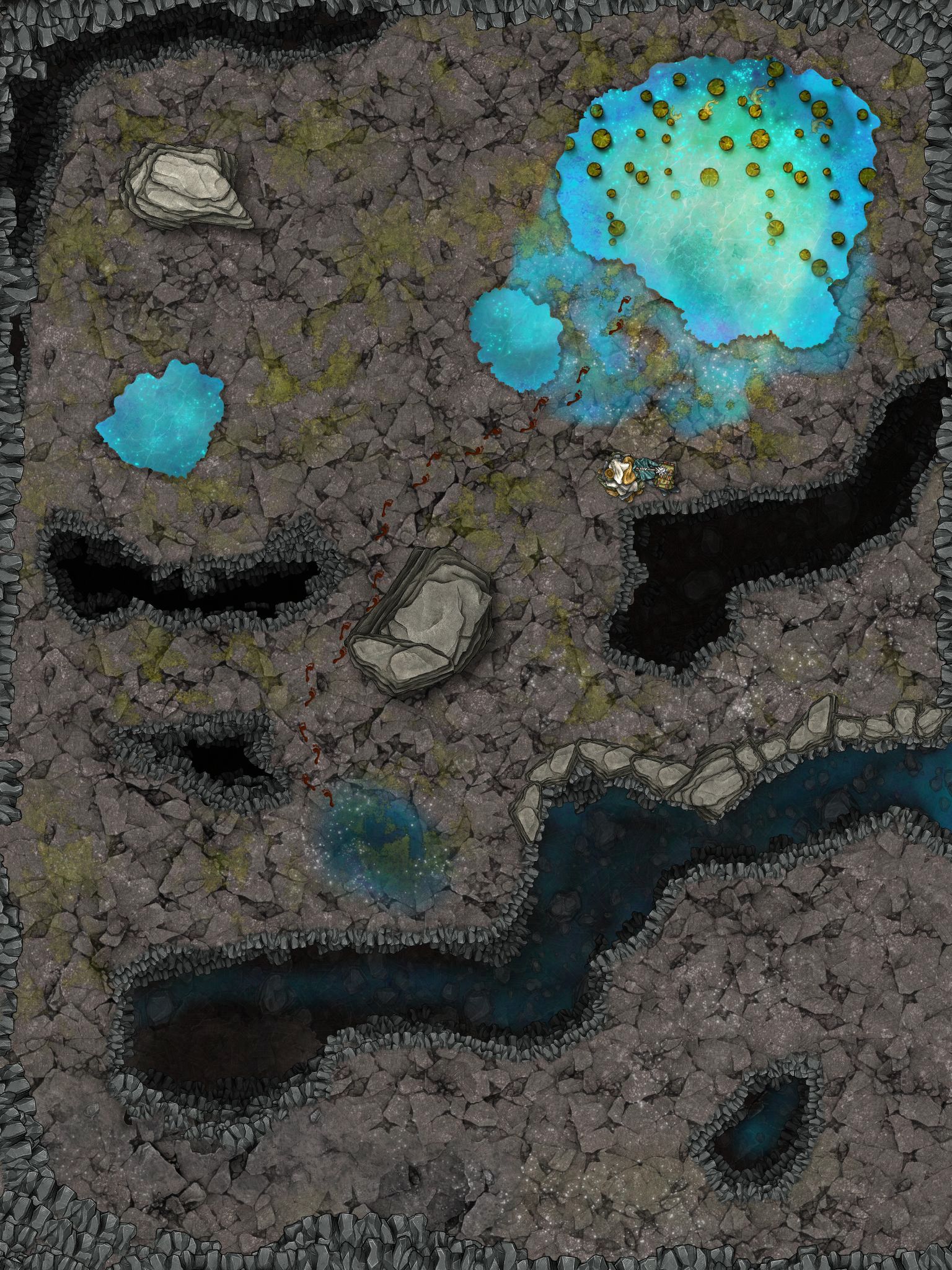 Underground Pool | Inkarnate - Create Fantasy Maps Online