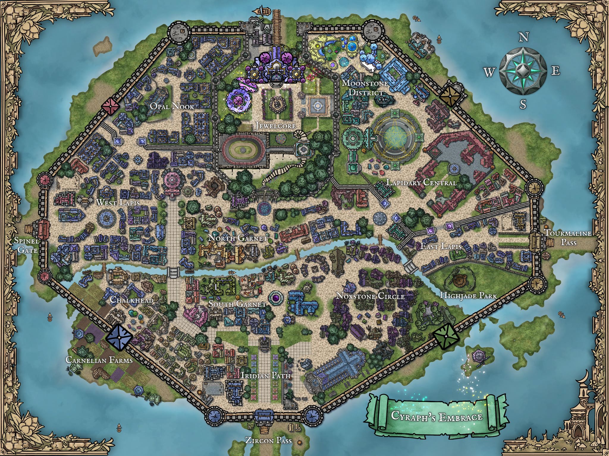 Cyraph's Embrace | Inkarnate - Create Fantasy Maps Online