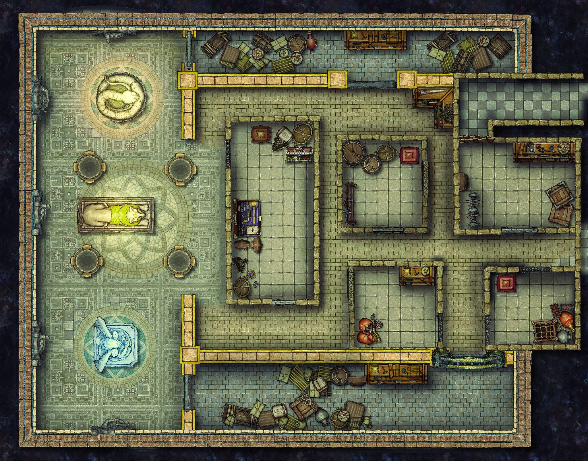 Under the Ruins | Inkarnate - Create Fantasy Maps Online