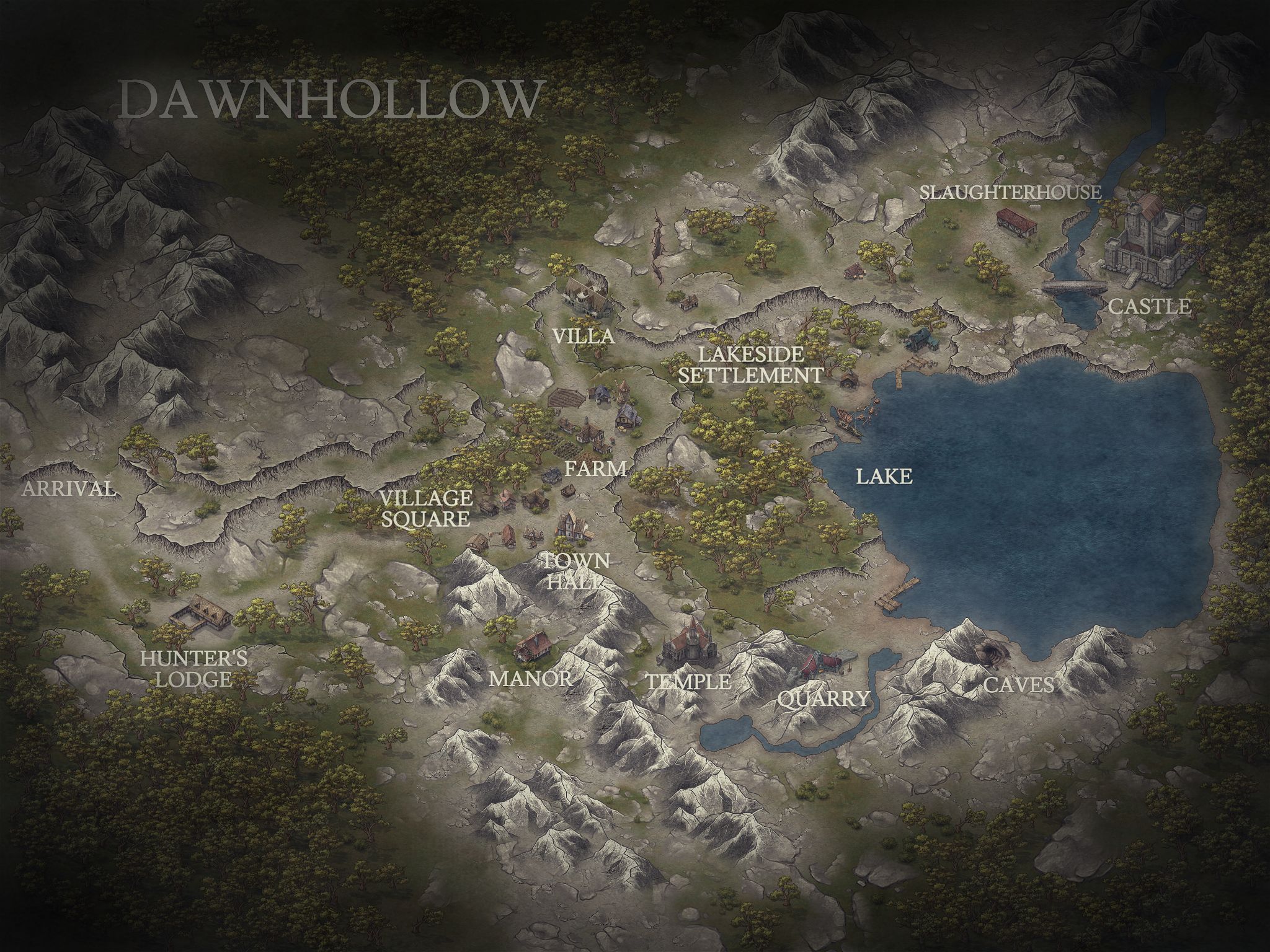 Dawnhollow | Inkarnate - Create Fantasy Maps Online