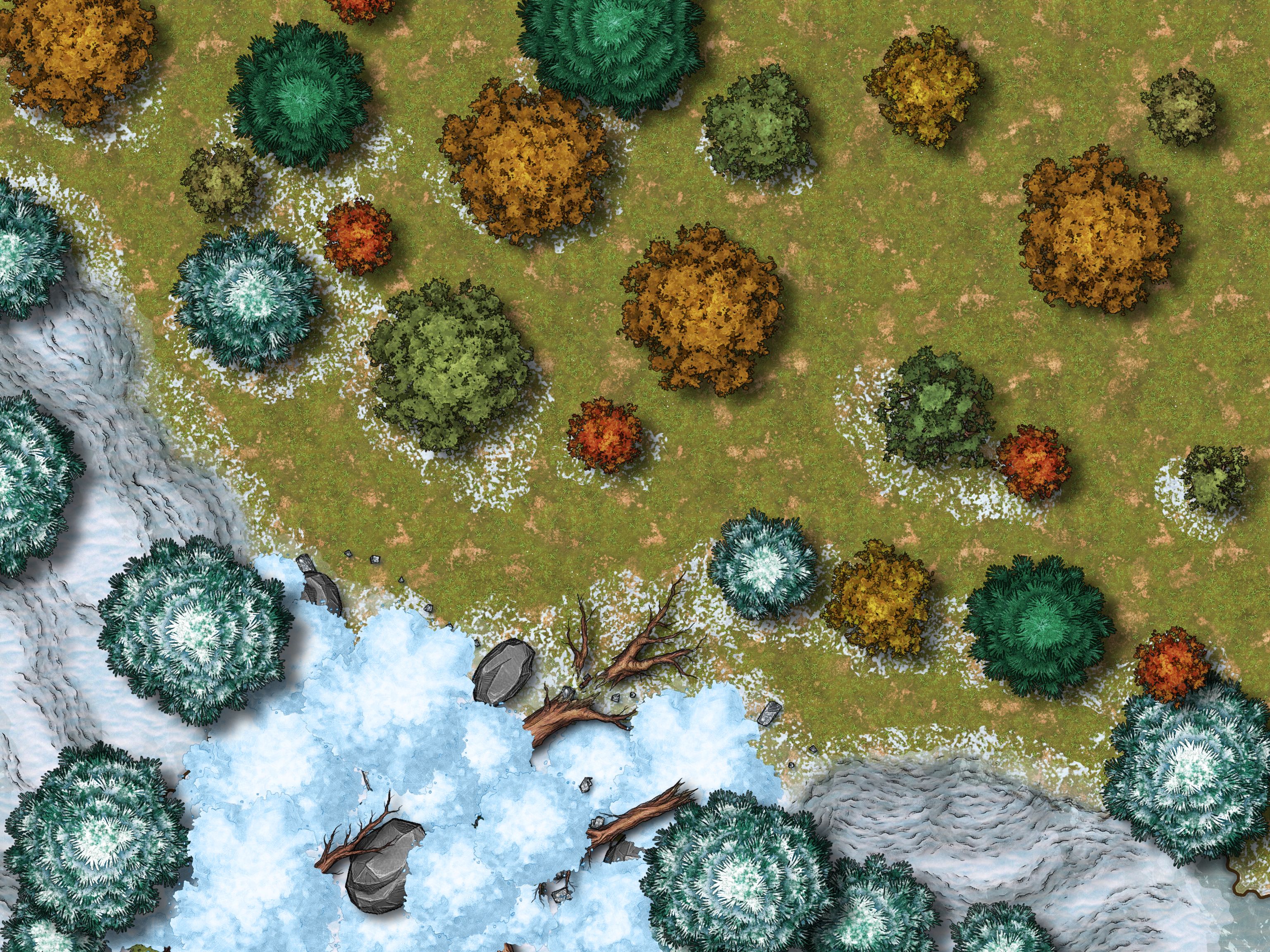 Outside of Kunagi Ranges | Inkarnate - Create Fantasy Maps Online