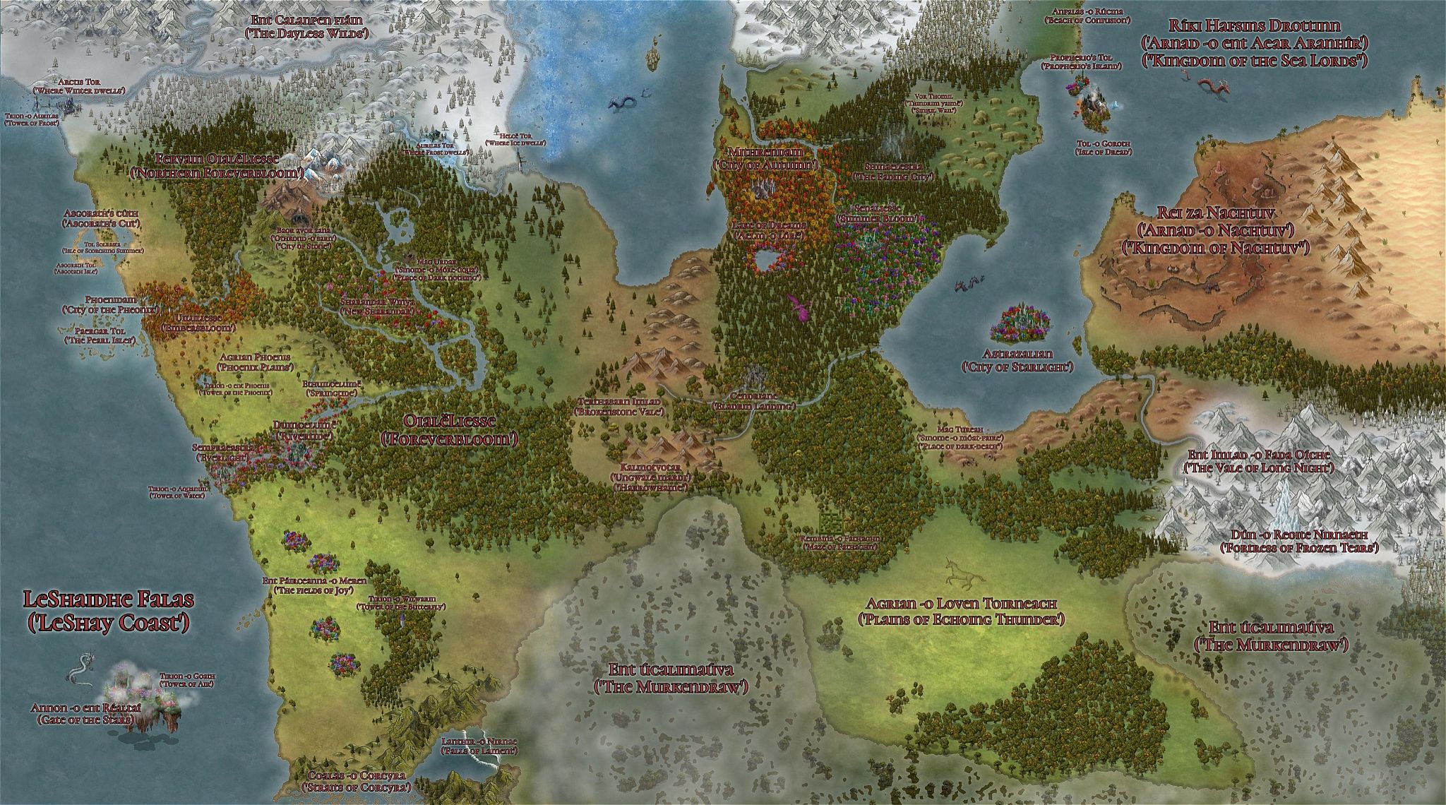 Feywild | Inkarnate - Create Fantasy Maps Online