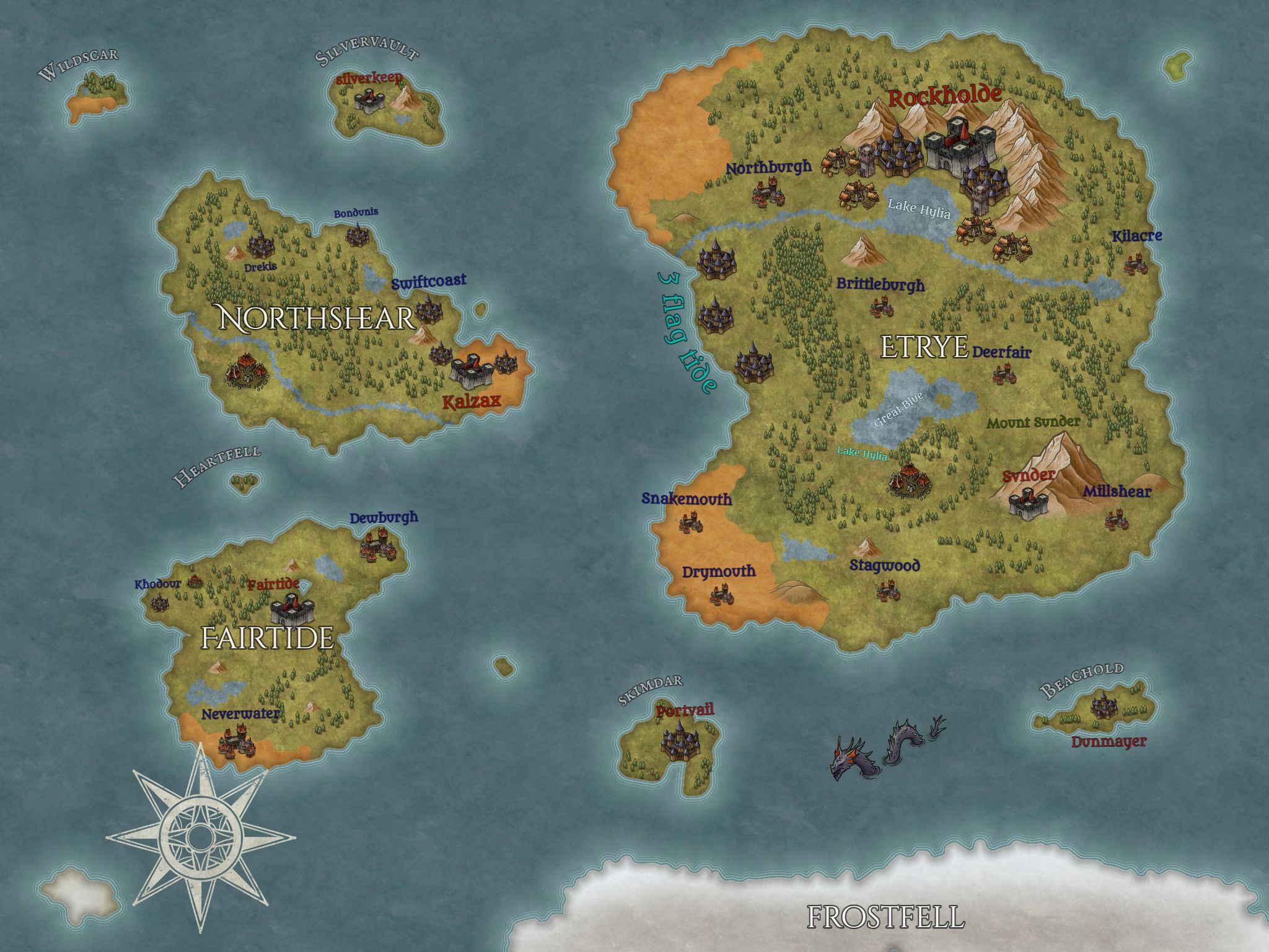 Map of Lumis | Inkarnate - Create Fantasy Maps Online