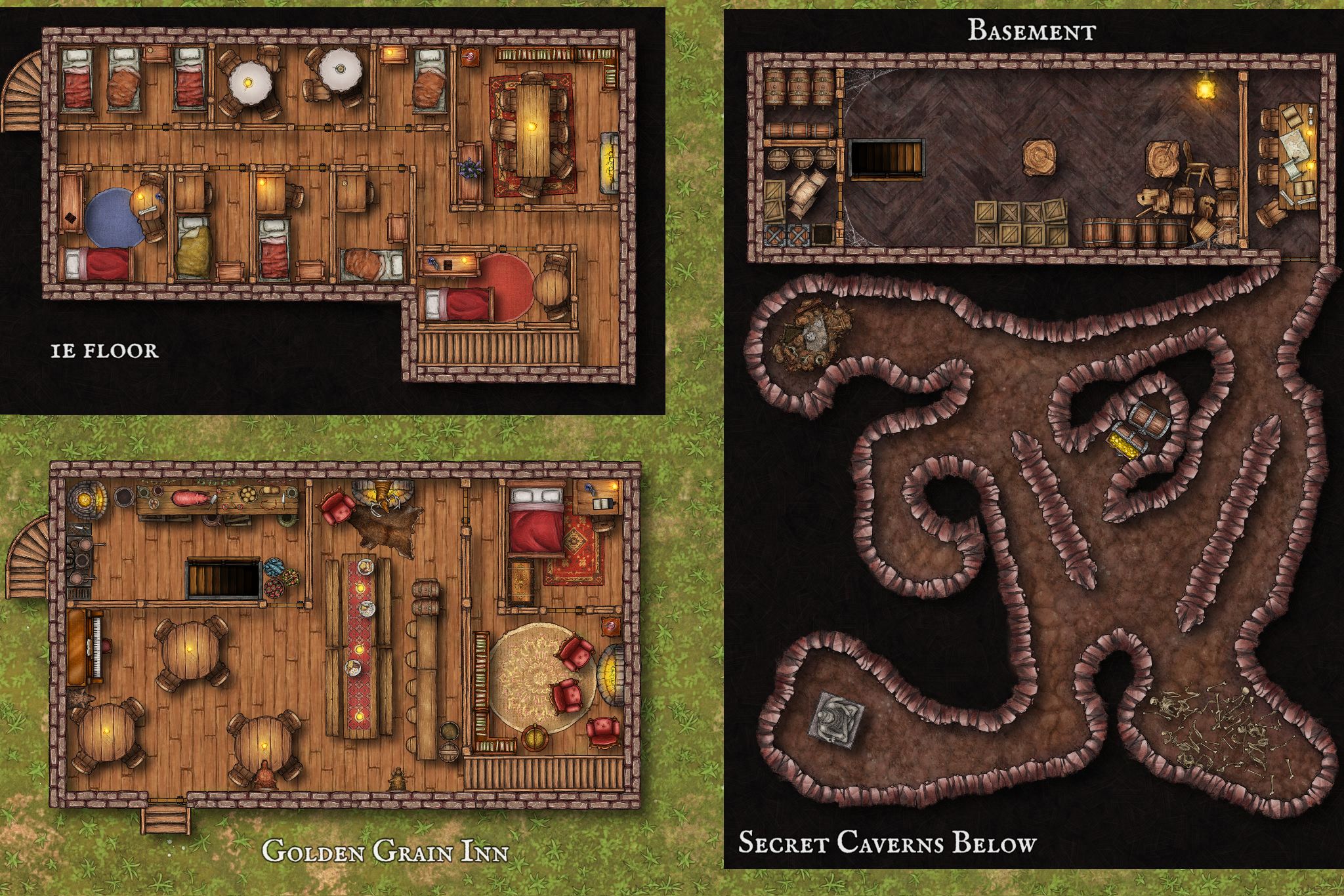Golden Grain Inn | Inkarnate - Create Fantasy Maps Online