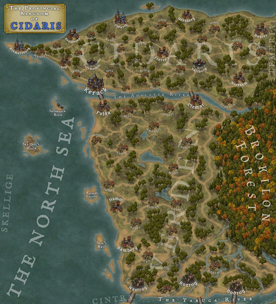 Witcher World Map (Homebrew) | Inkarnate - Create Fantasy Maps Online