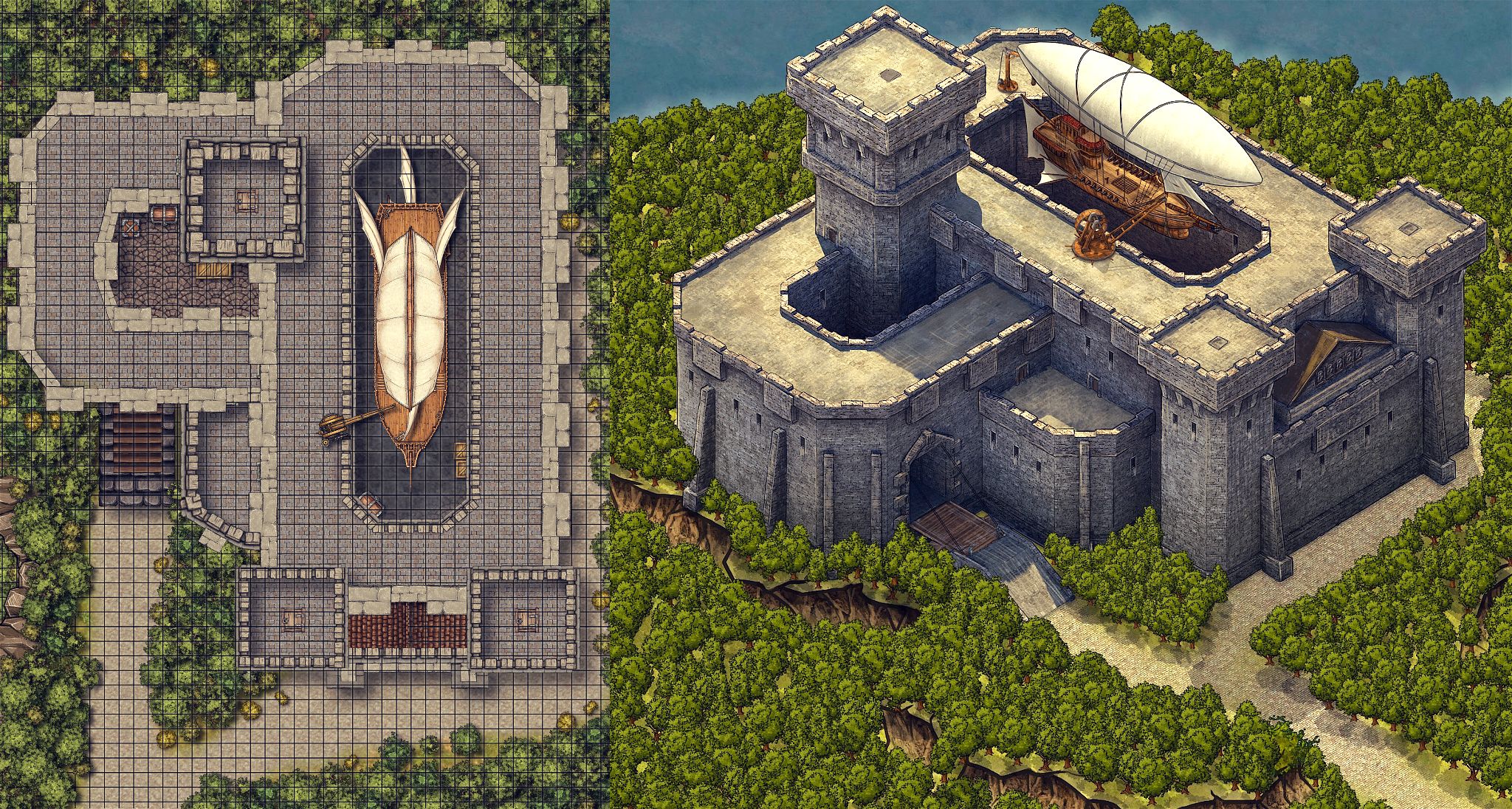 Castle Layout | Inkarnate - Create Fantasy Maps Online