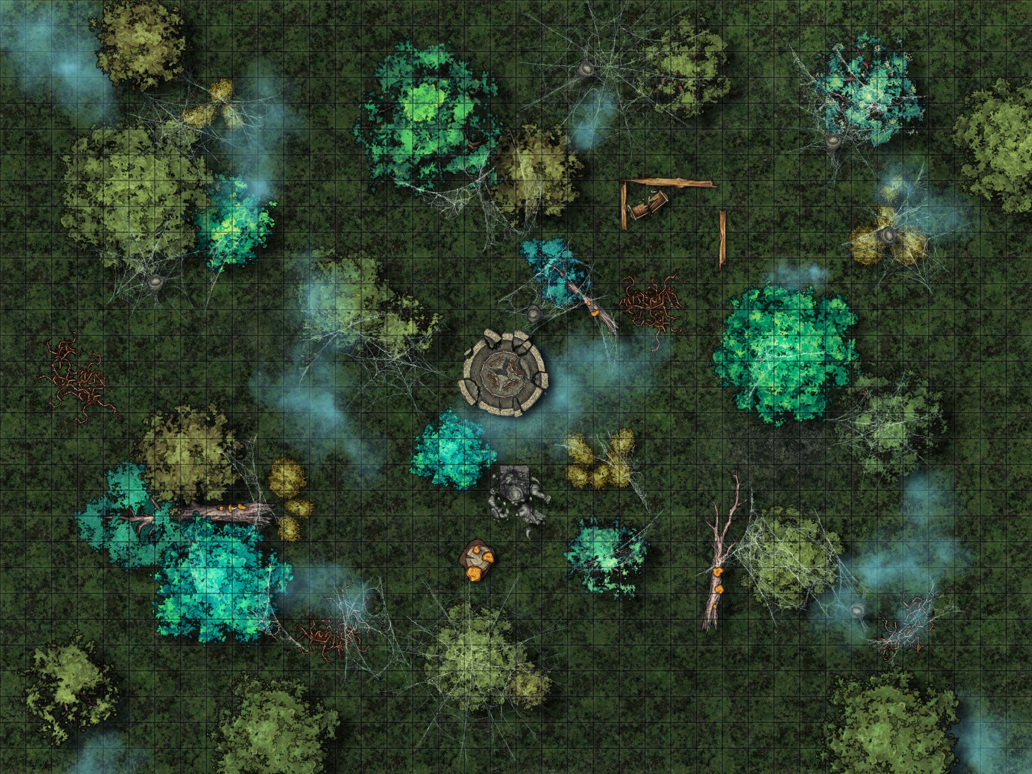 Thick Forest | Inkarnate - Create Fantasy Maps Online