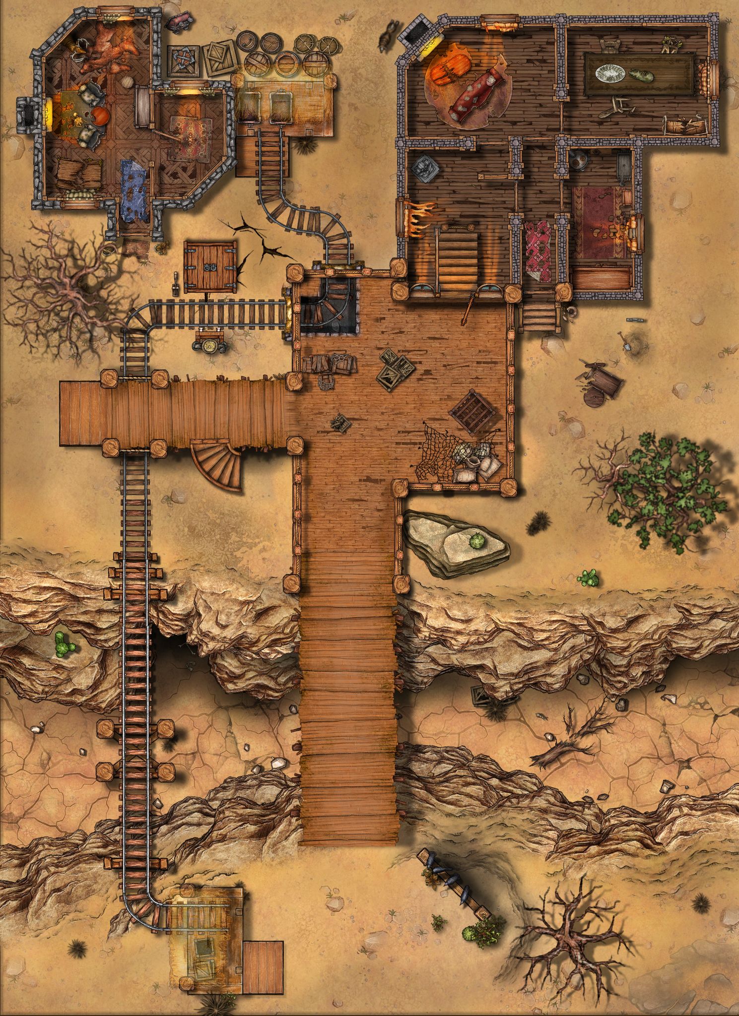 Western Mining Town Inkarnate Create Fantasy Maps Online
