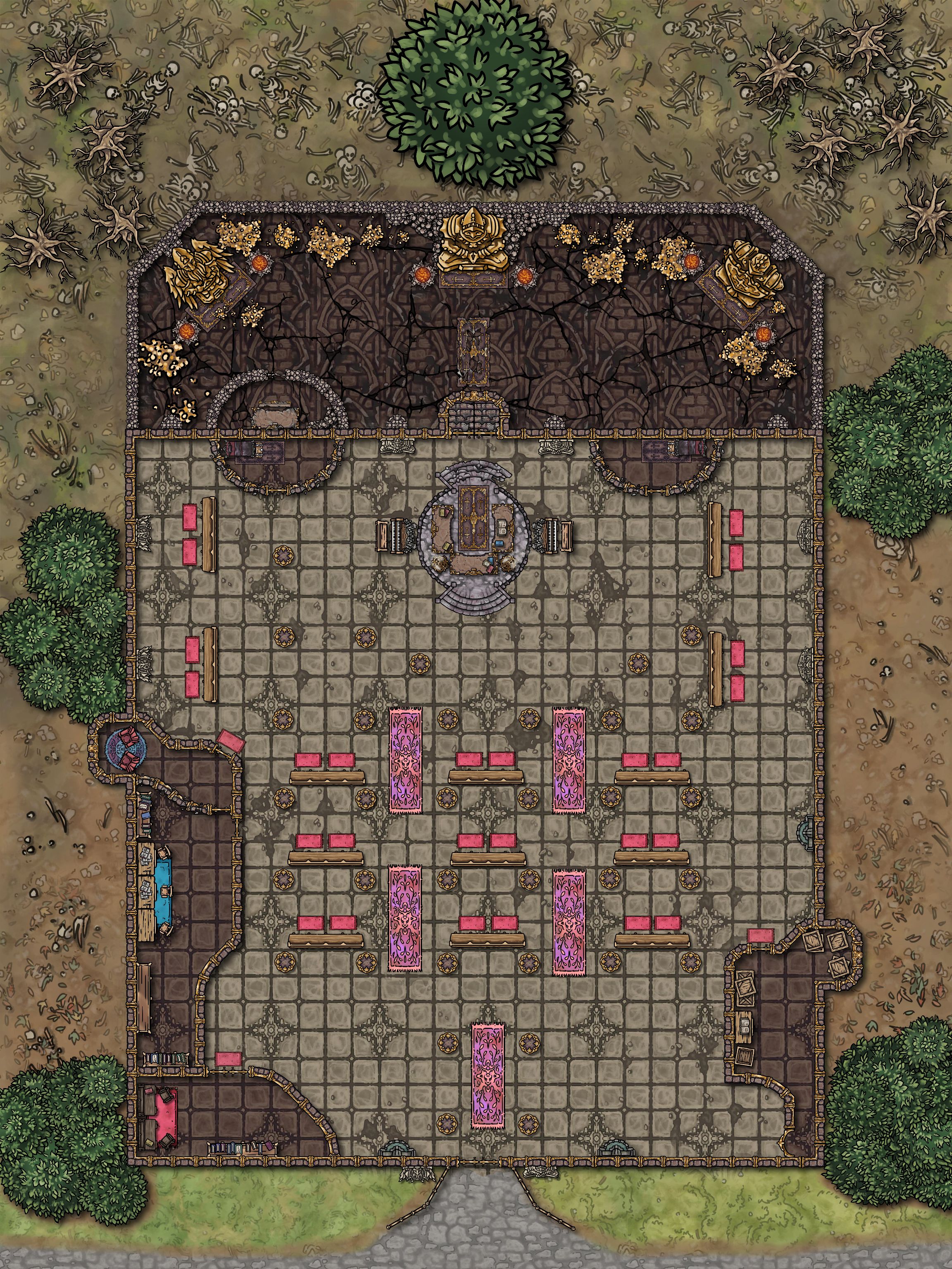 Temple of the Forgotten Souls | Inkarnate - Create Fantasy Maps Online