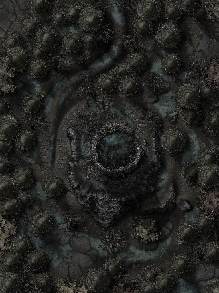 Krezk - Pool & Shrine | Inkarnate - Create Fantasy Maps Online