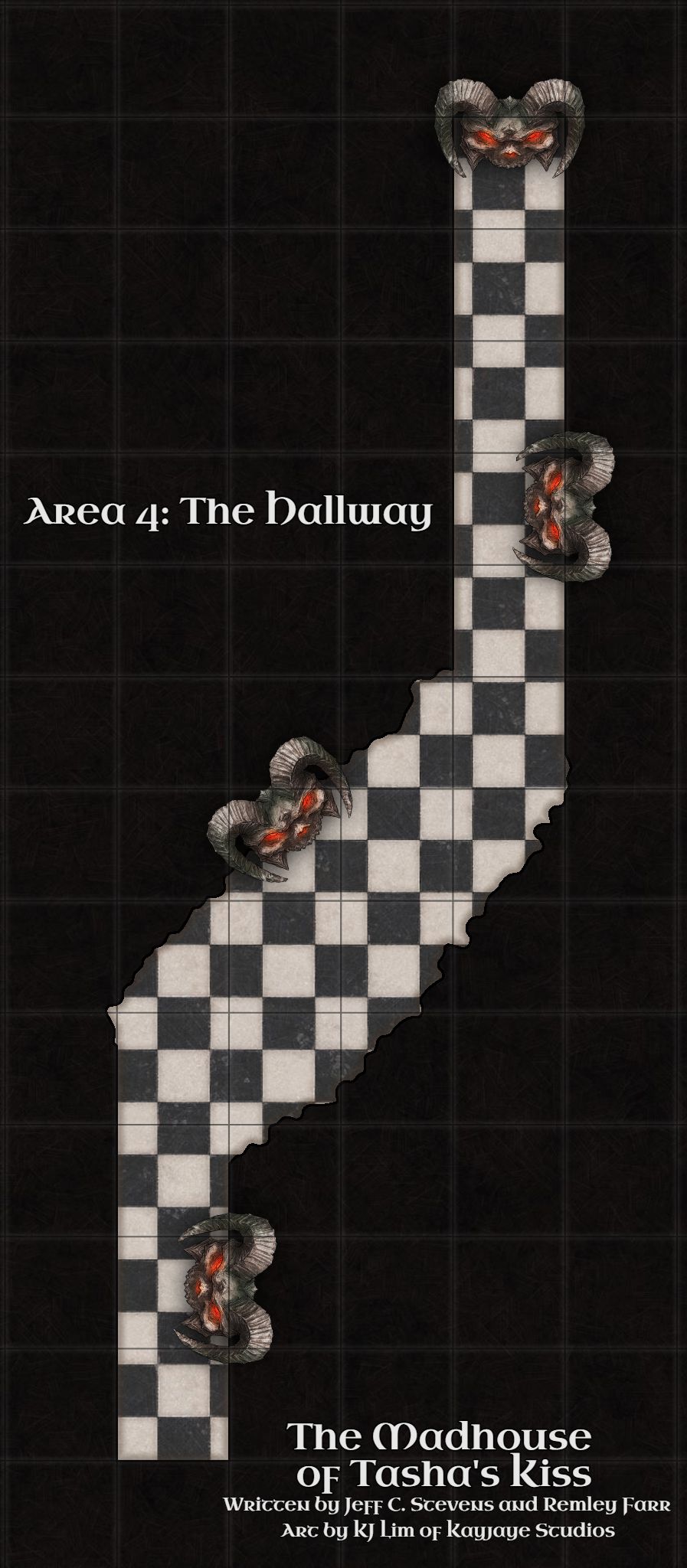 Area 4: The Hallway (Grid) | Inkarnate - Create Fantasy Maps Online