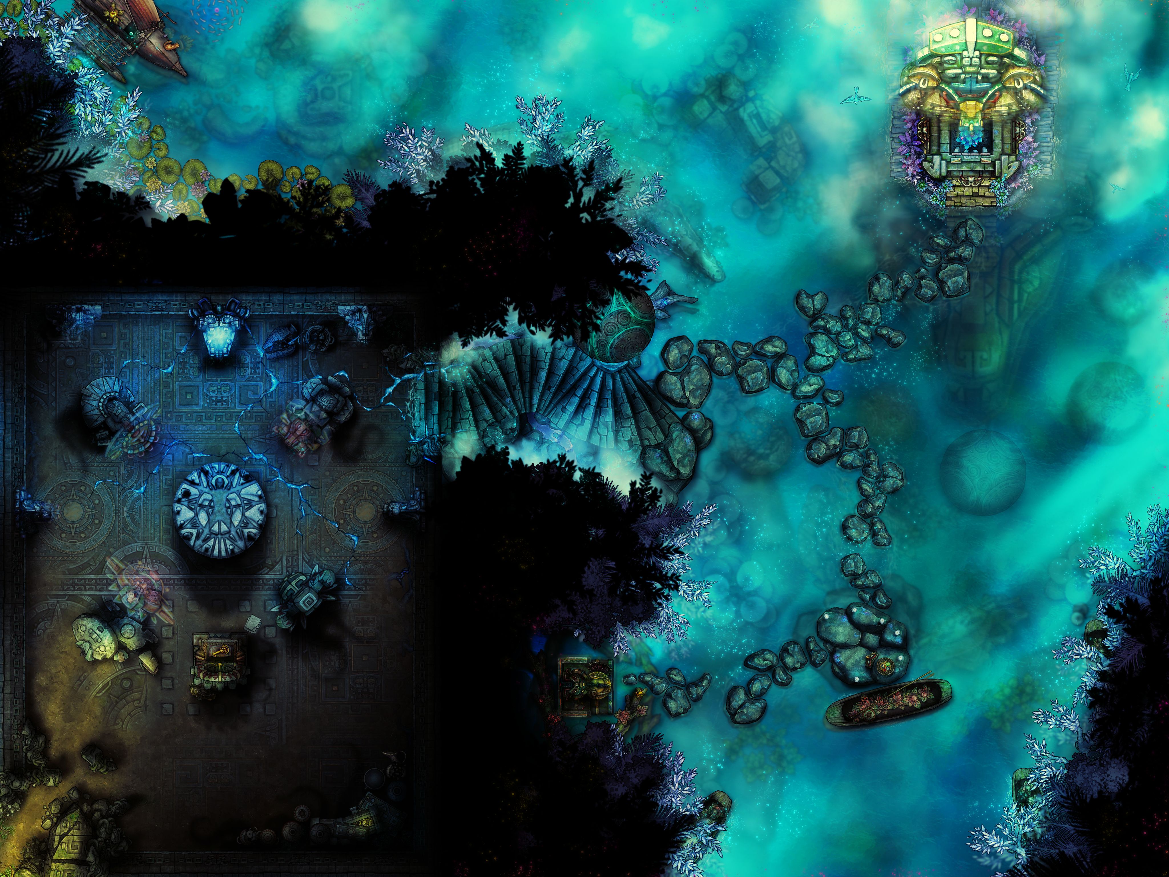 Leave This World - Temple | Inkarnate - Create Fantasy Maps Online