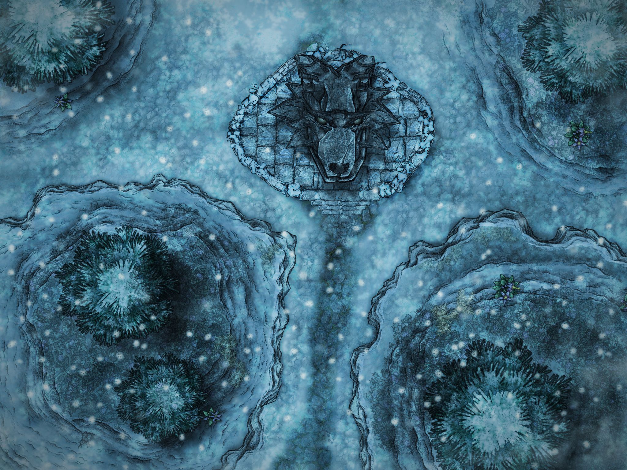 Head of Wolf | Inkarnate - Create Fantasy Maps Online